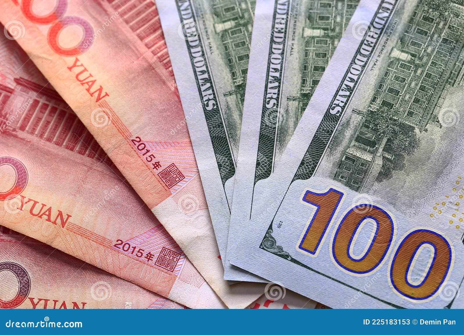 USD vs RMB stock image. Image of budget, profit, bank - 225183153