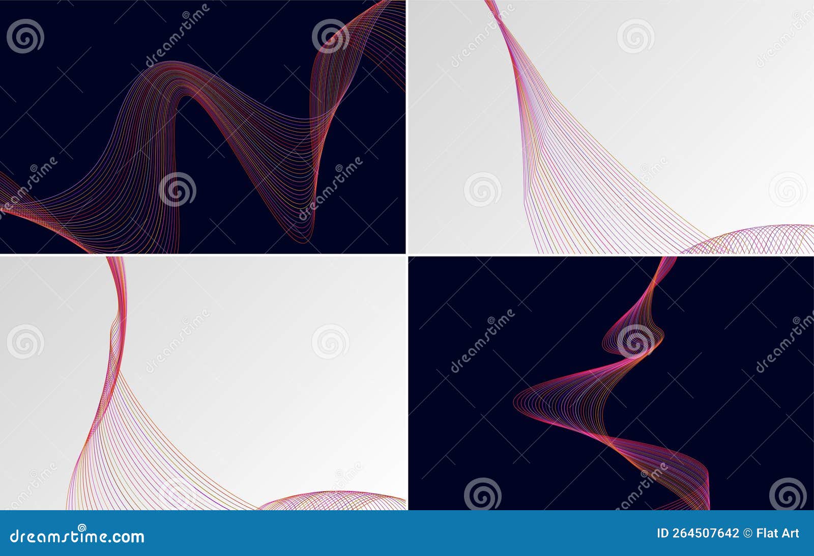 Use these Abstract Waving Line Backgrounds To Add Visual Interest To ...