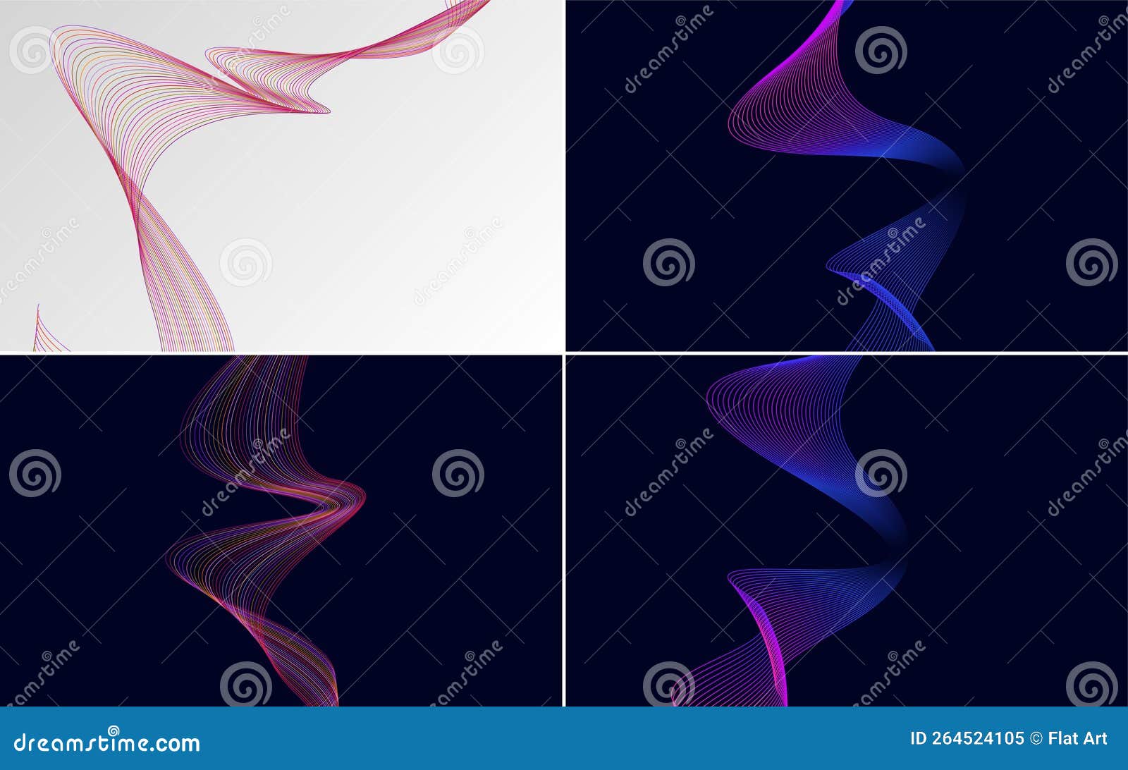 Use these Abstract Waving Line Backgrounds To Create a Cohesive Look ...