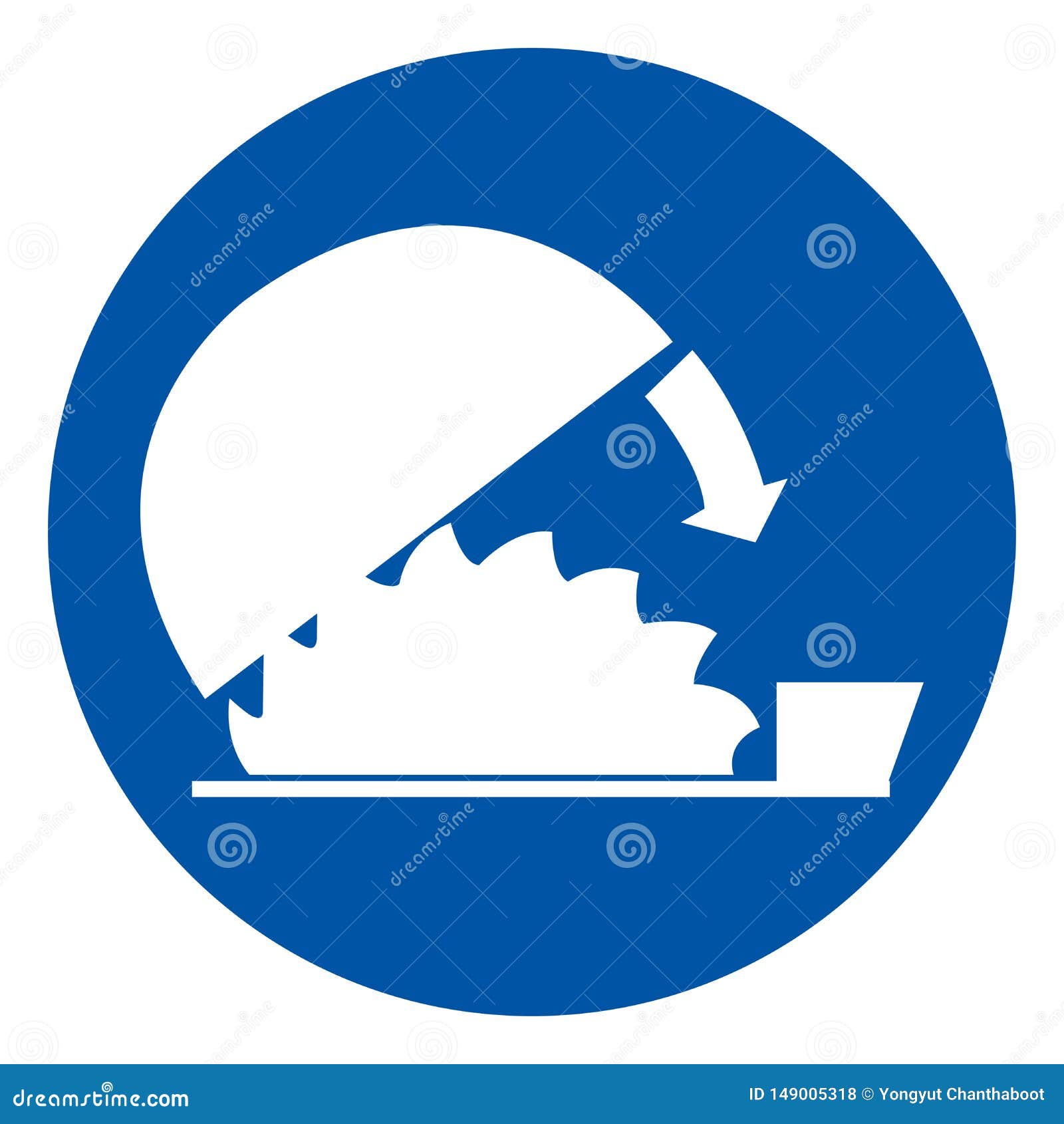 Use Adjustable Guards Protection Symbol Sign,Vector Illustration ...