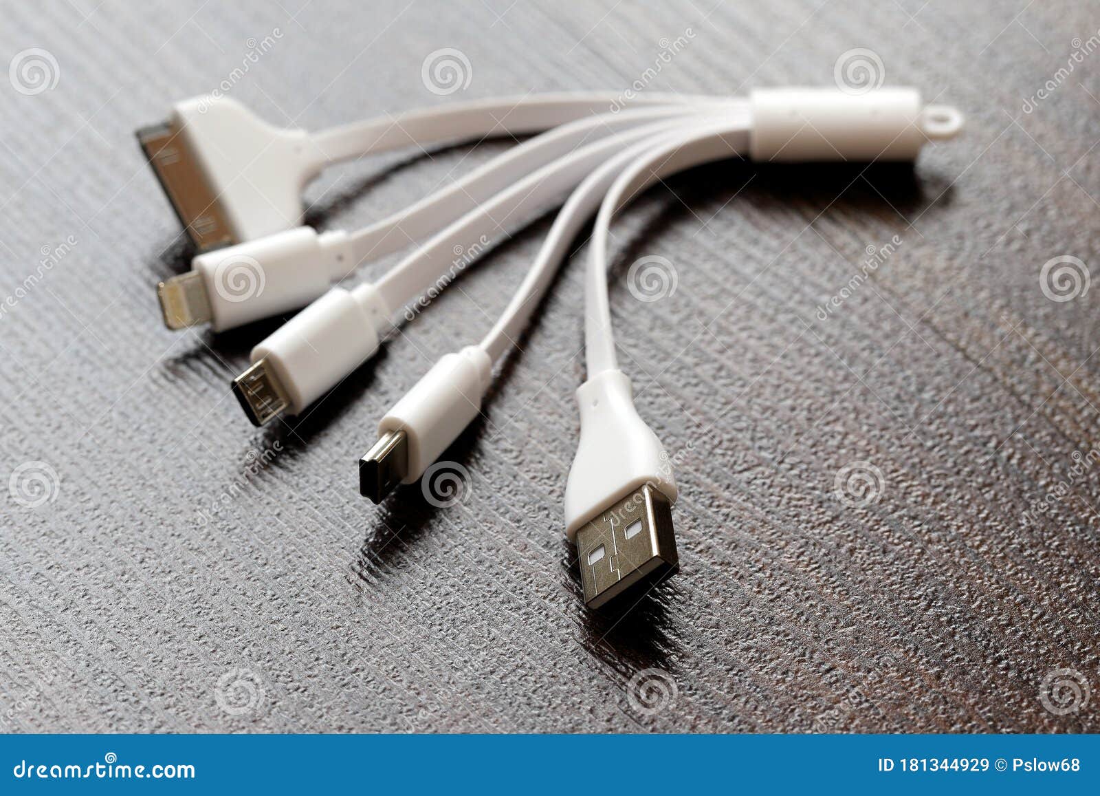 USE Cable of Multiple Connections Stock Image - Image of plastic ...