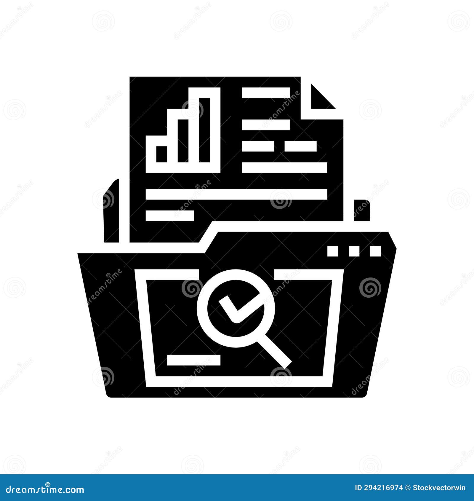 Use Case Analysis Glyph Icon Vector Illustration Stock Illustration ...