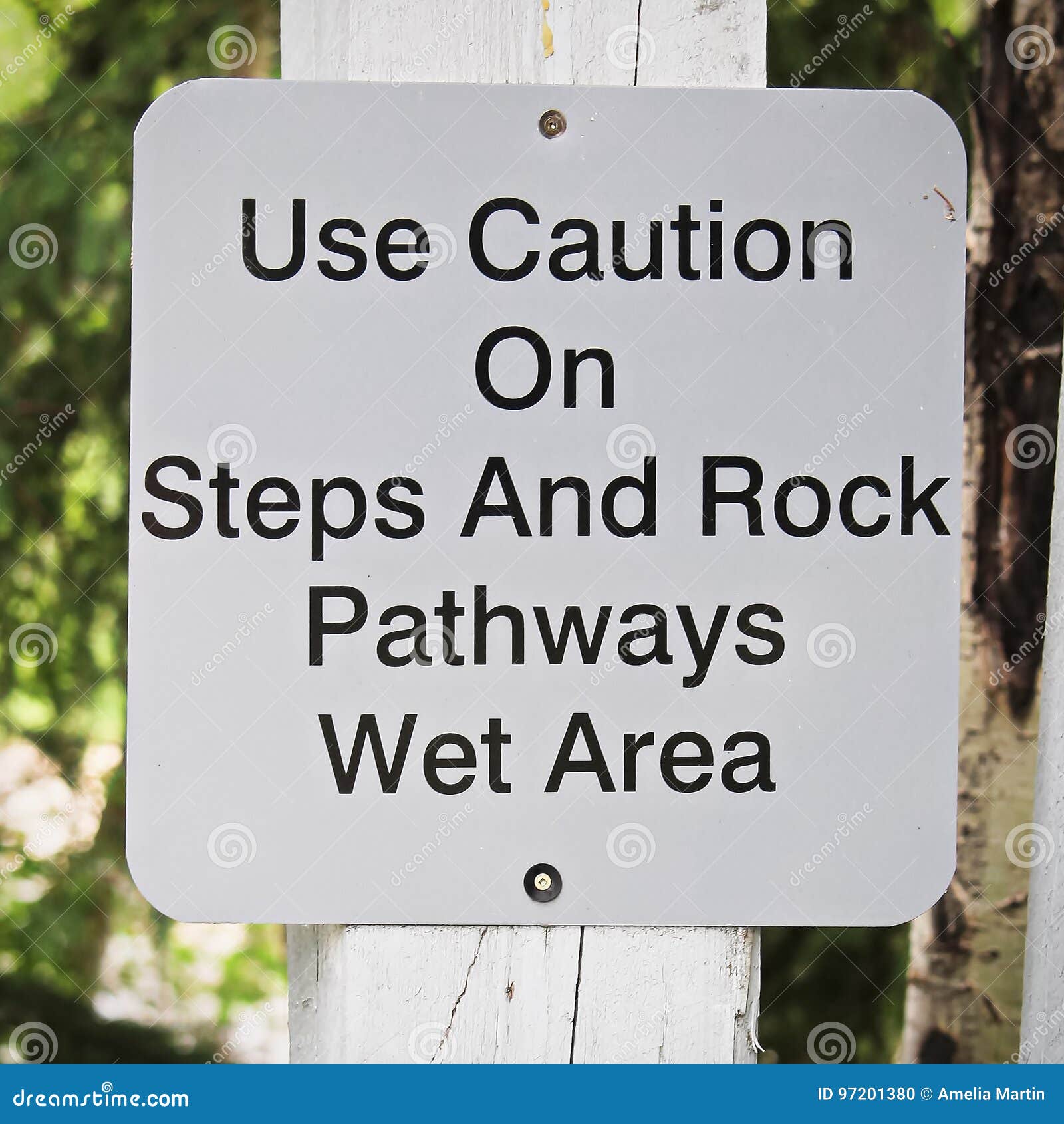 Caution Rock Slide Sign On Ballybunion Beach Royalty-Free Stock Image ...