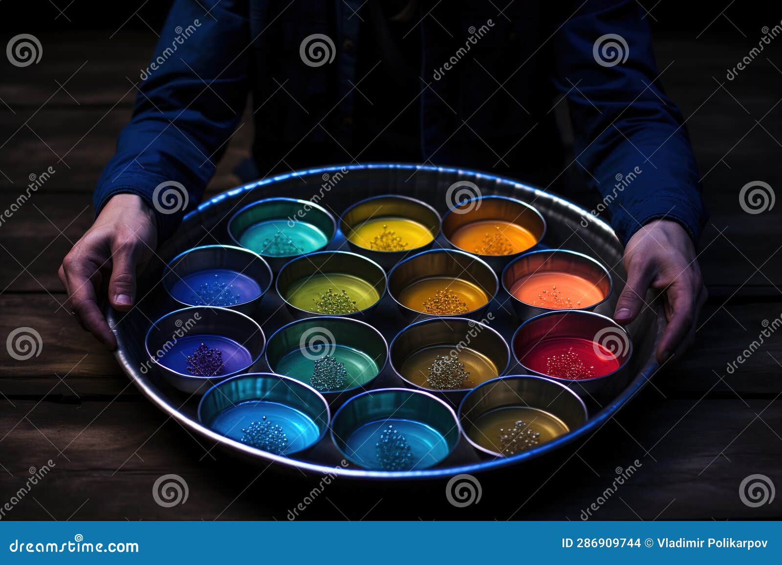The Use of Colors and Their Meanings in Divination Stock Illustration ...