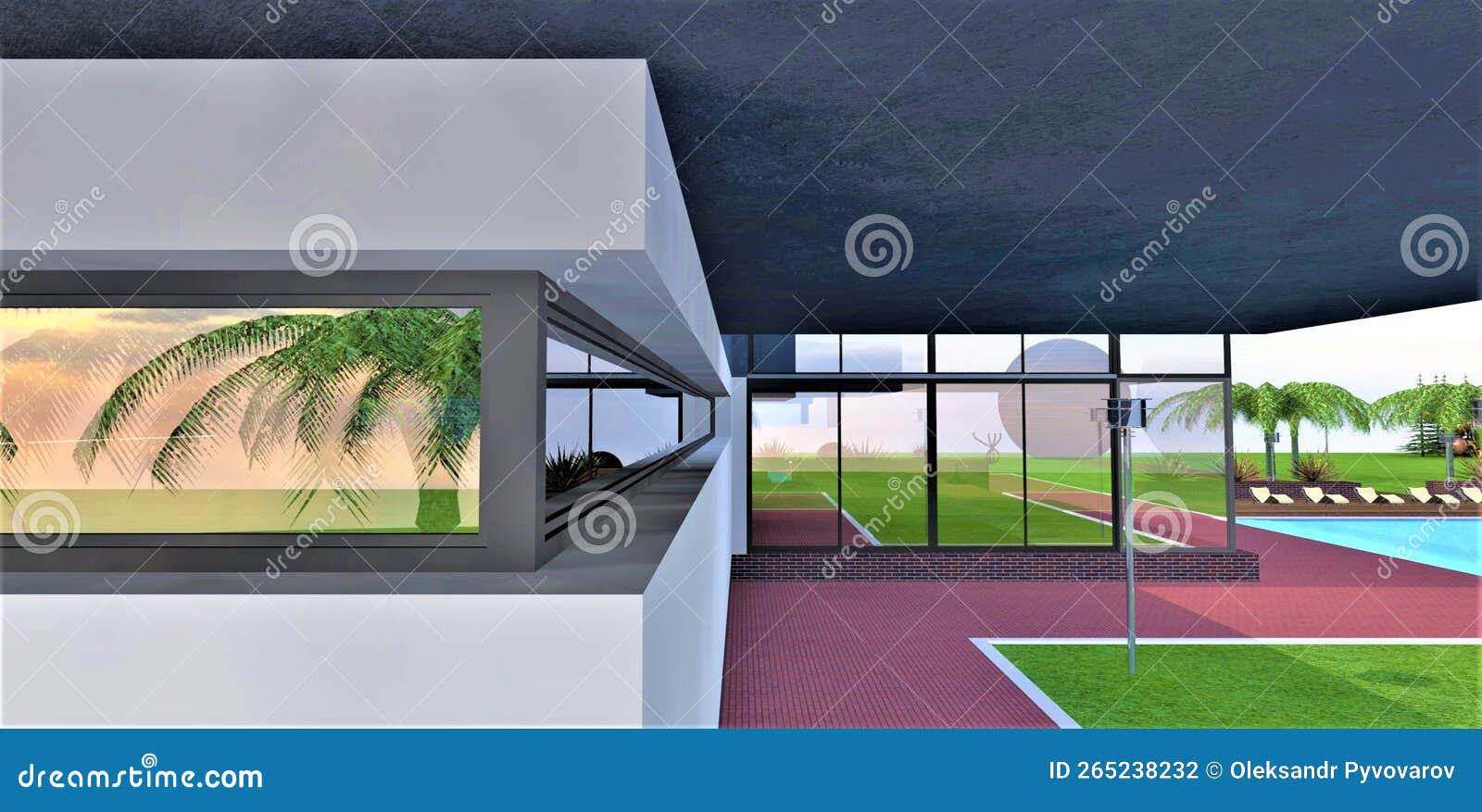 The Use of a Corner Window As a Design Element of a Modern Private Home ...