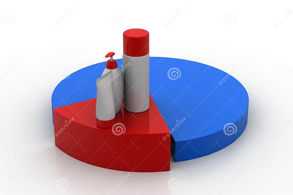 Use of Cosmetics Products Concept Stock Illustration - Illustration of ...