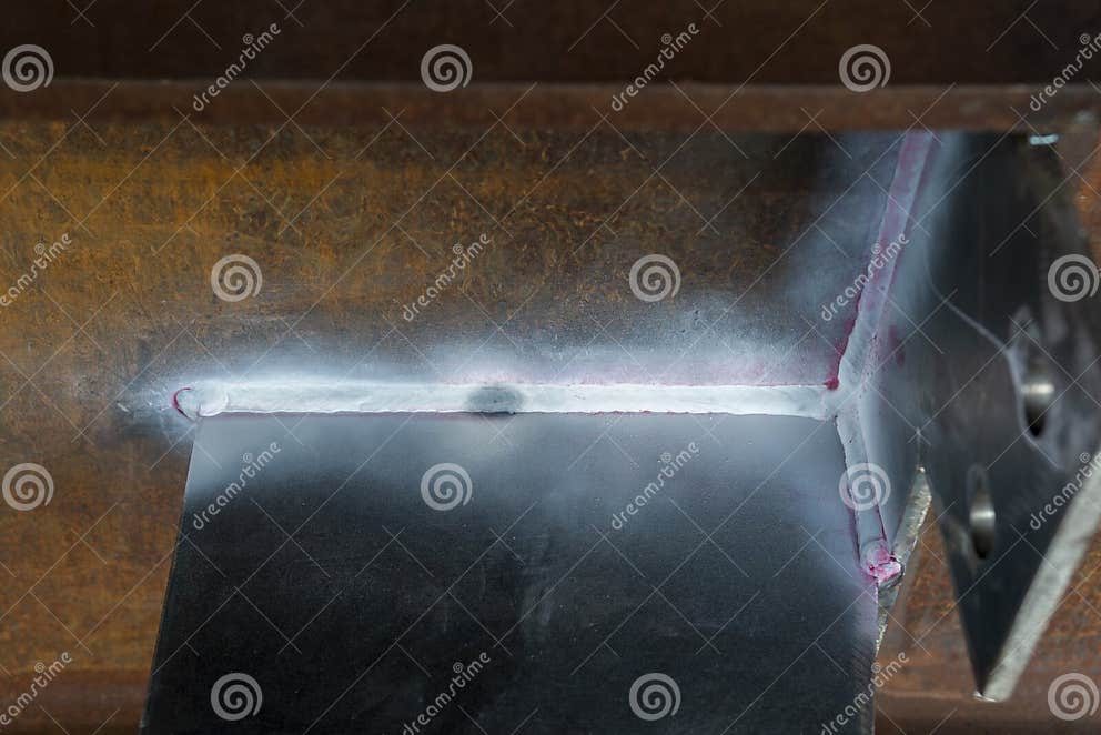 After Use Developer Spray into the Welded To Pull the Liquid Penetrate ...