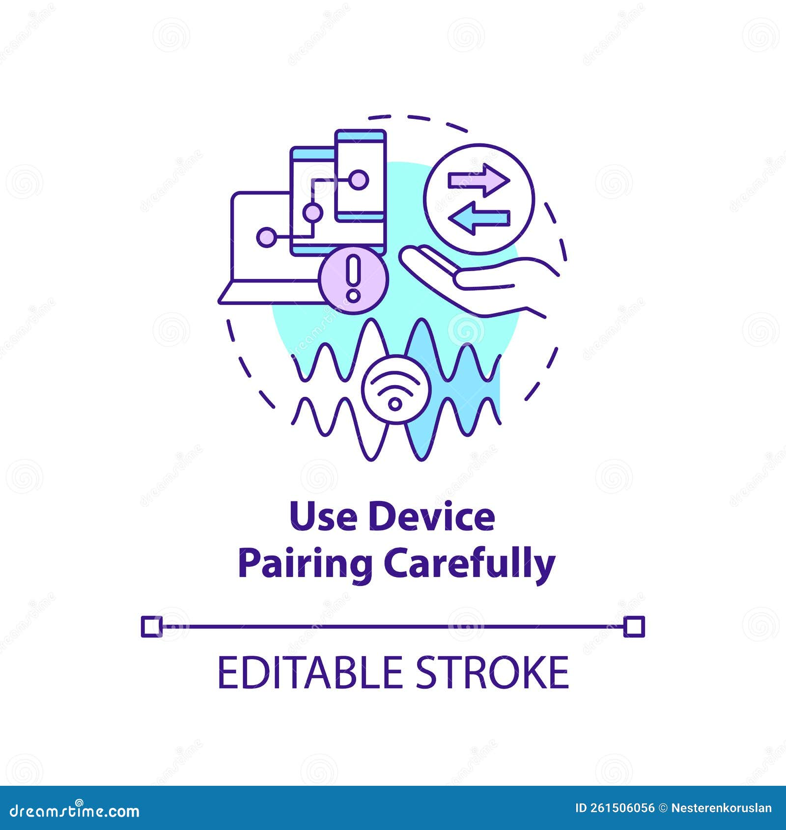 Pairing To Hp Icon Or Logo In Outline Vector Illustration ...