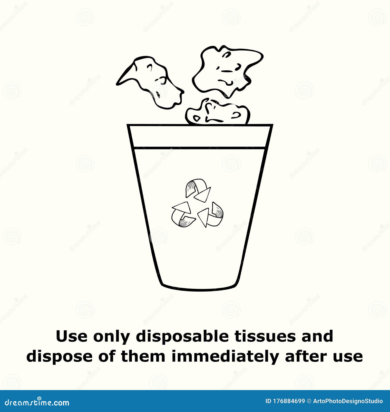 Use only Disposable Tissues and Dispose of Them Immediately after Use ...