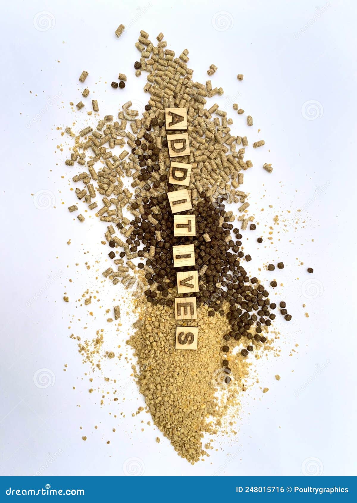 Use Feed Additive in Animal Feed Stock Photo - Image of protein, layer ...