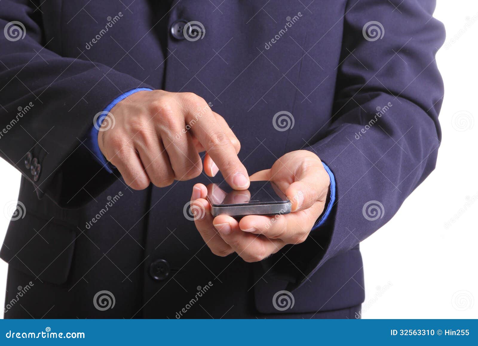 Use Finger Touch Smart Phone Stock Photo - Image of computer, equipment ...