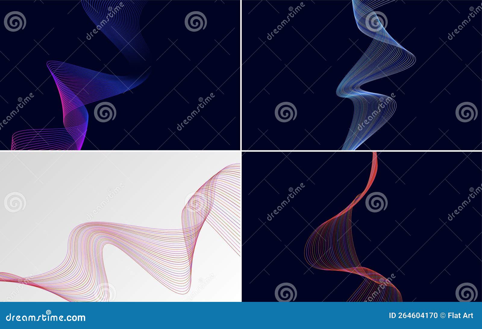 Use these Geometric Wave Pattern Vector Backgrounds To Add Visual ...