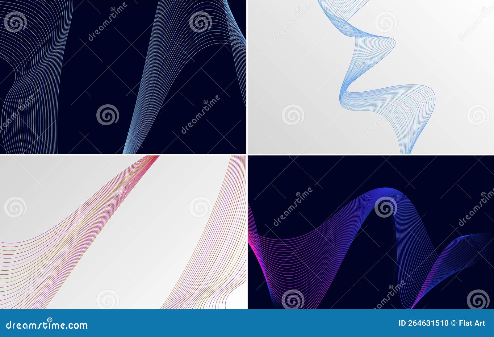 Use these Geometric Wave Pattern Vector Backgrounds To Add Visual ...