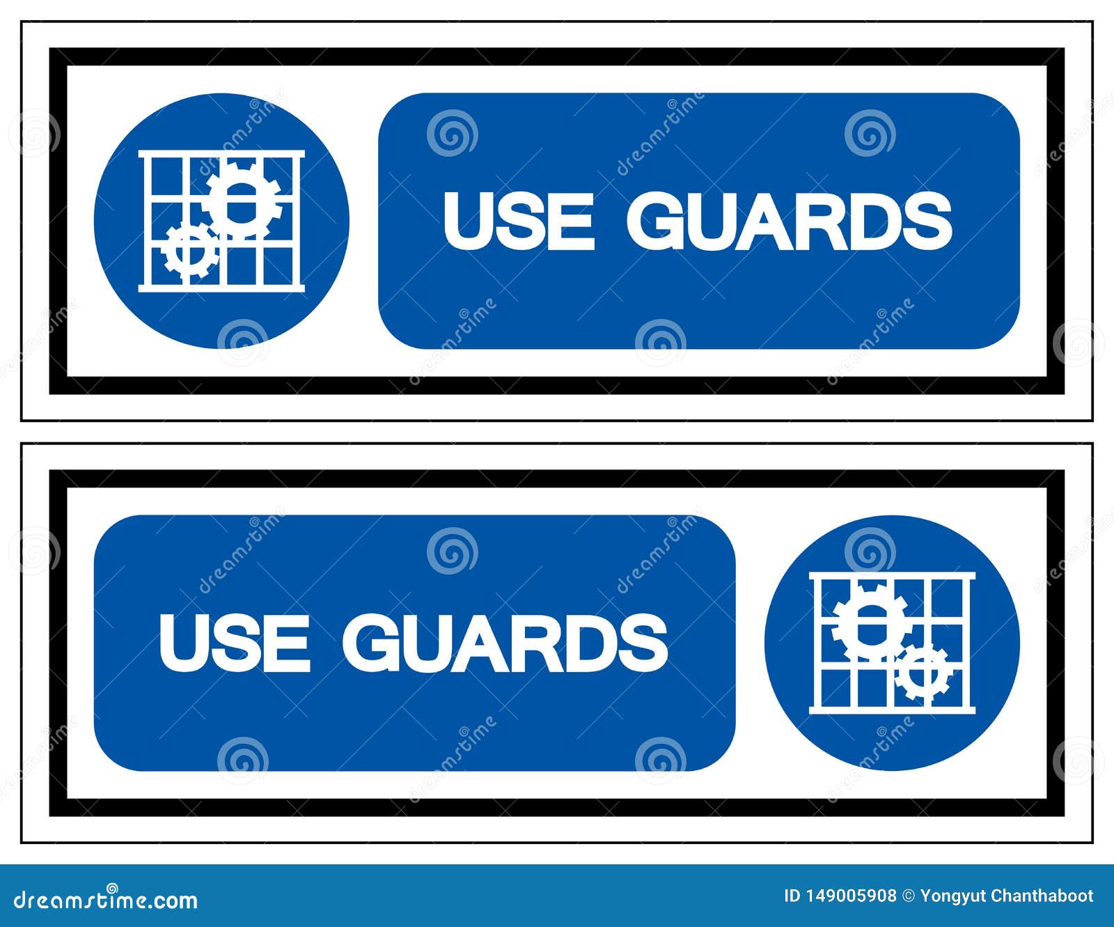 Use Guards Symbol Sign,Vector Illustration, Isolate On White Background ...