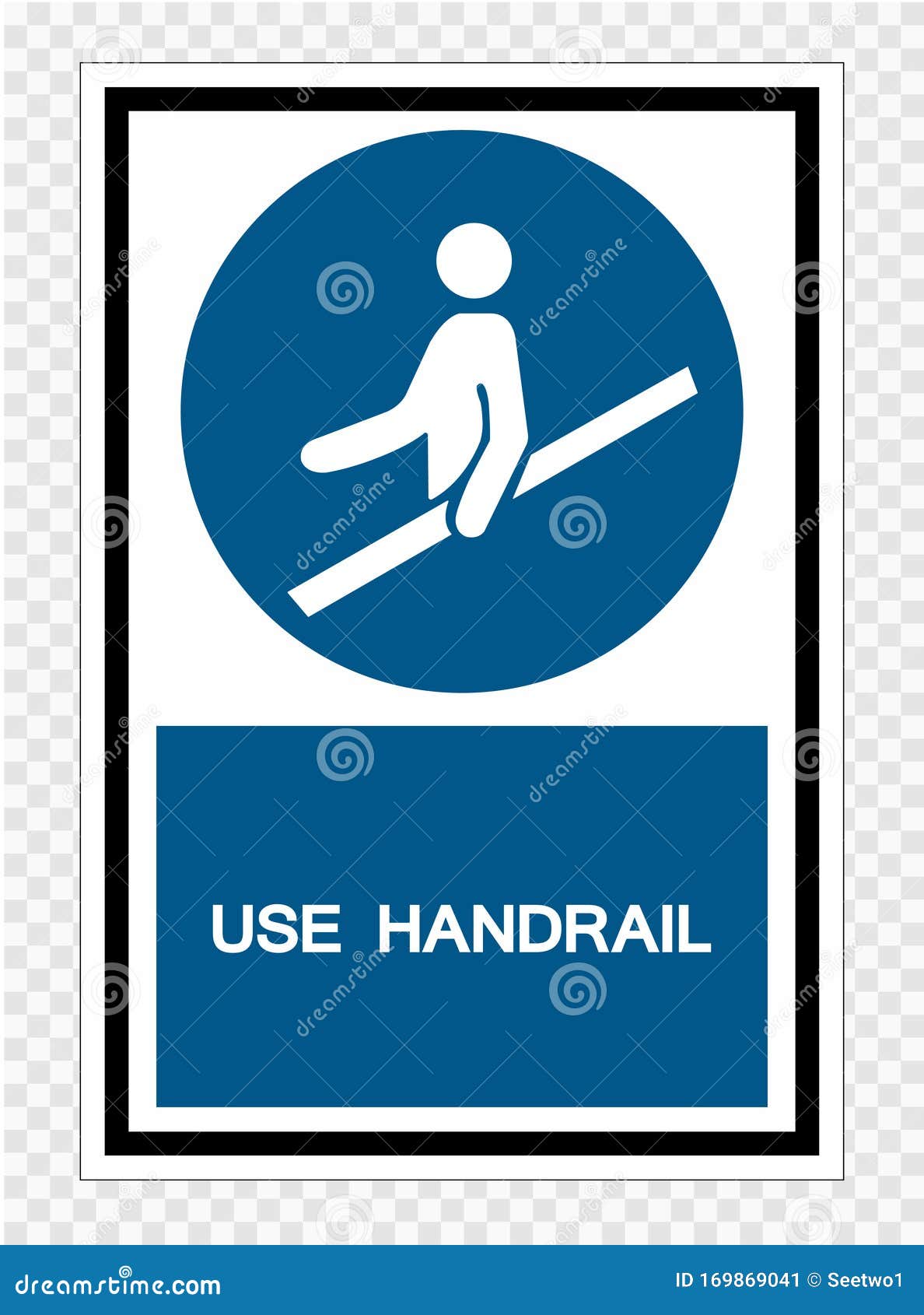 Use Handrail Symbol Sign Isolate on White Background,Vector ...