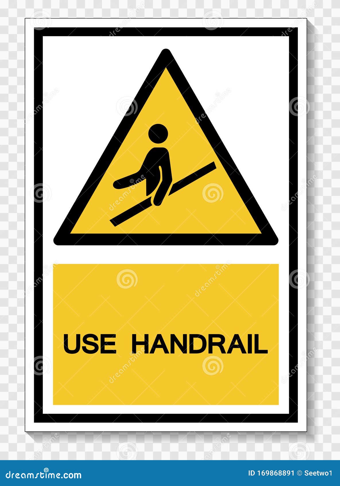 Use Handrail Symbol Sign,Vector Illustration, Isolated On White ...