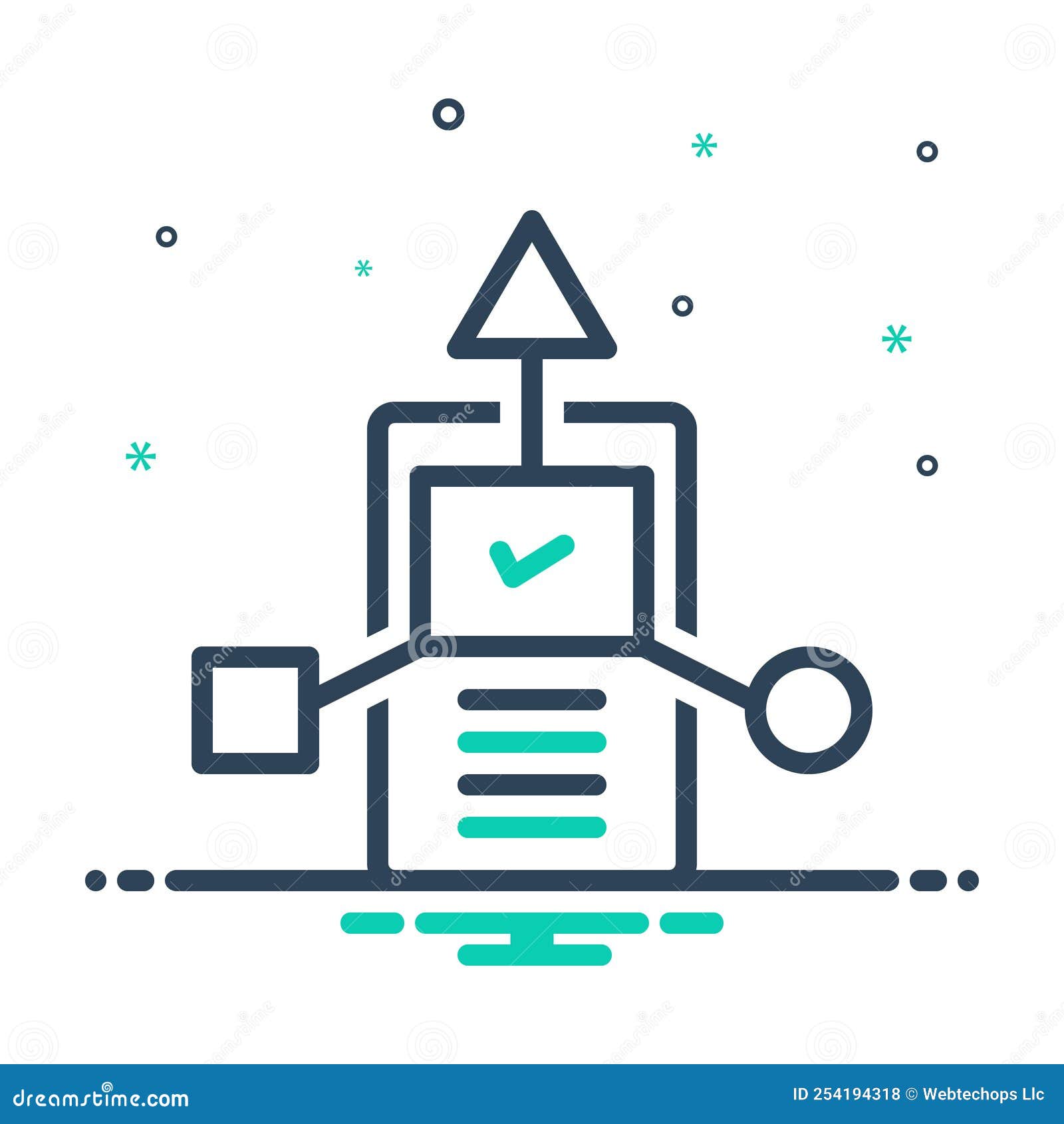 Mix Icon for Use, Utilization and File Stock Illustration ...