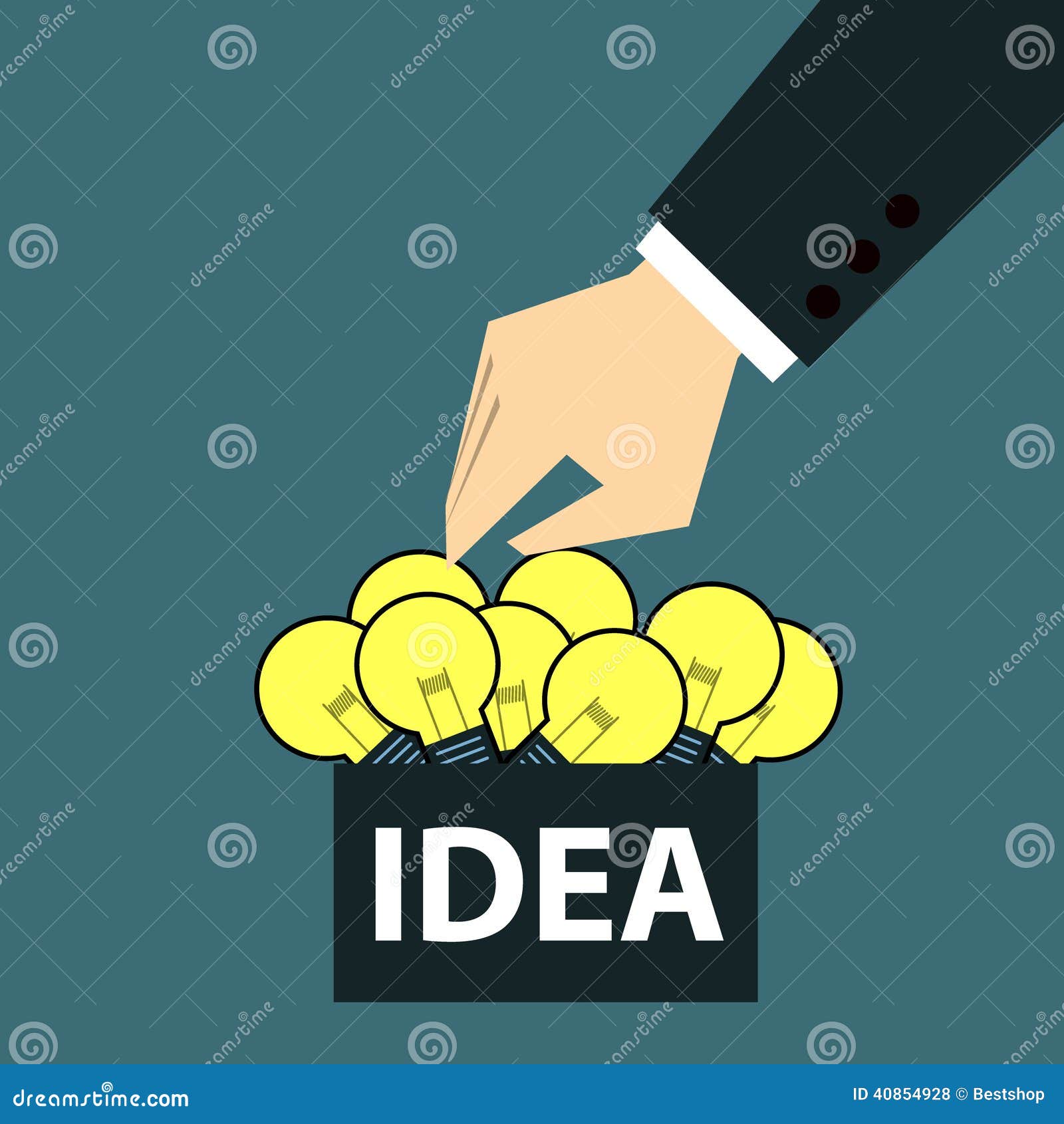 Use Idea stock vector. Illustration of characters, occupation - 40854928