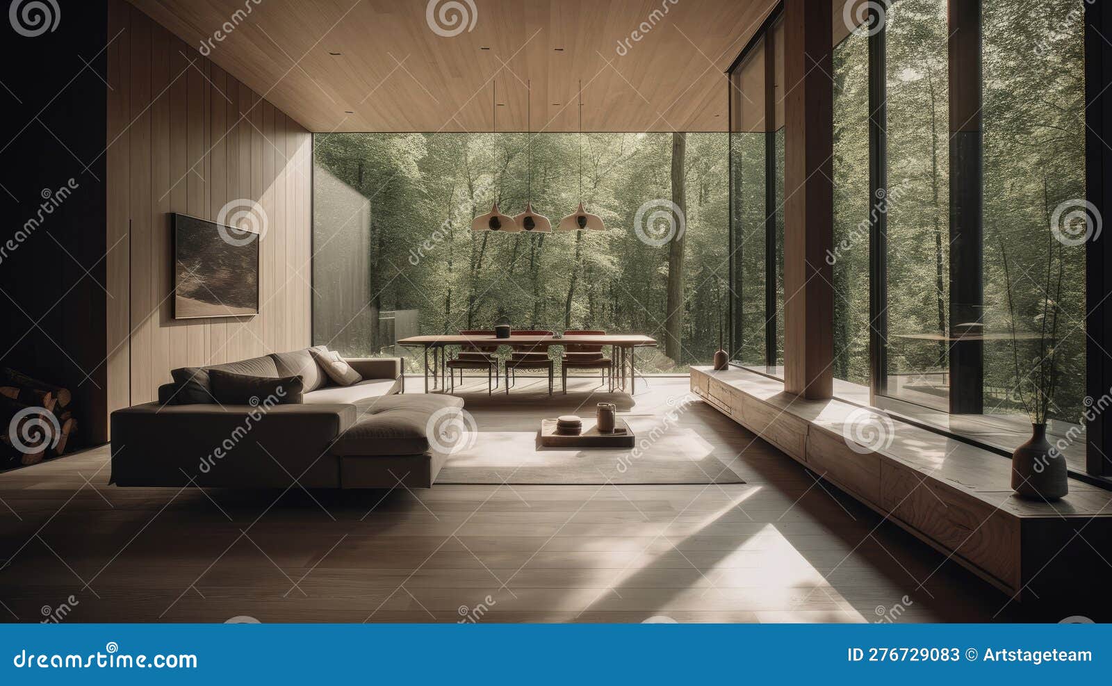 The Use of Natural Materials and Earthy Tones Creates a Sense of Warmth ...