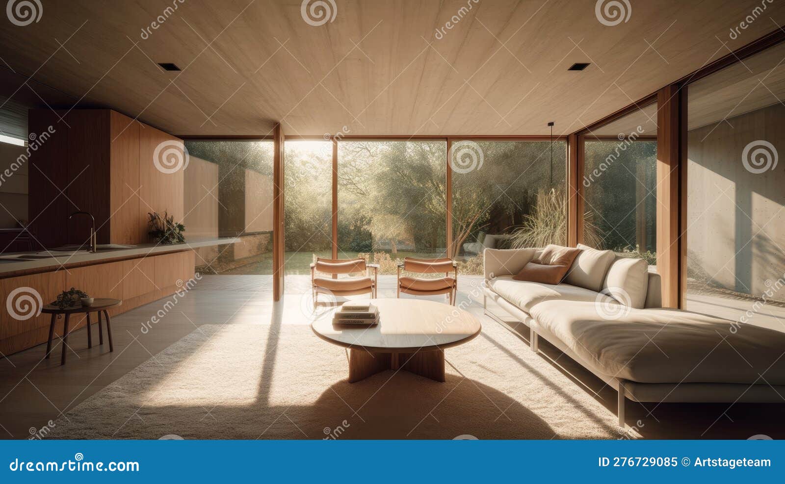 The Use of Natural Materials and Earthy Tones Creates a Sense of Warmth ...