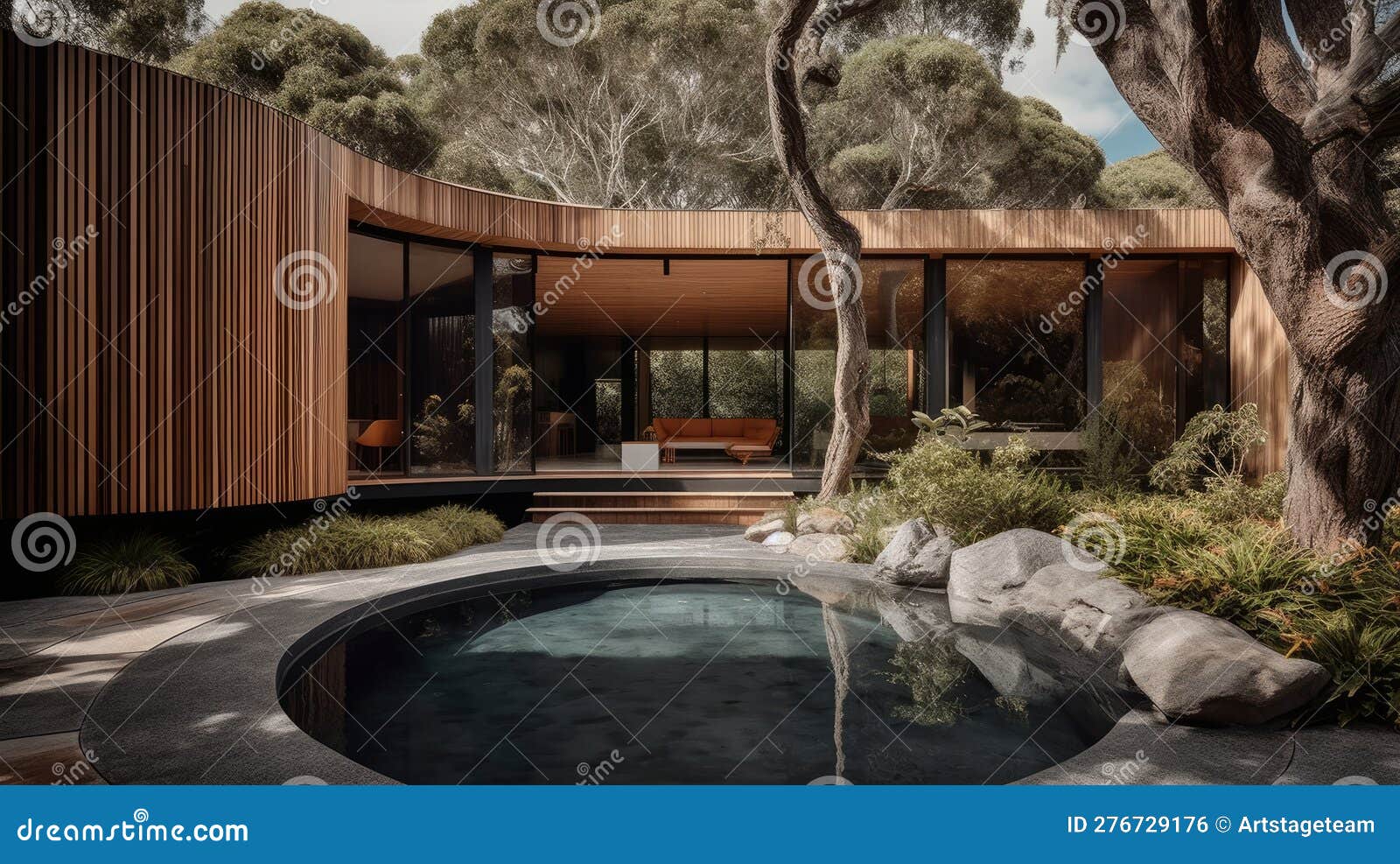 The Use of Natural Materials and Earthy Tones Creates a Sense of Warmth ...