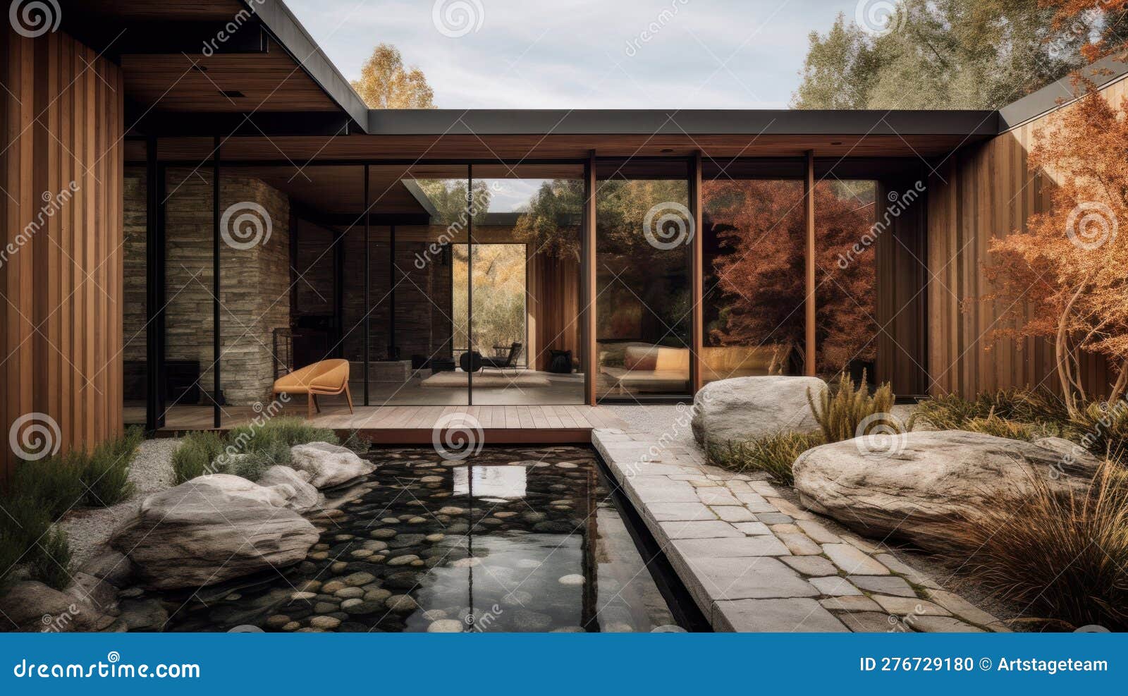 The Use of Natural Materials and Earthy Tones Creates a Sense of Warmth ...