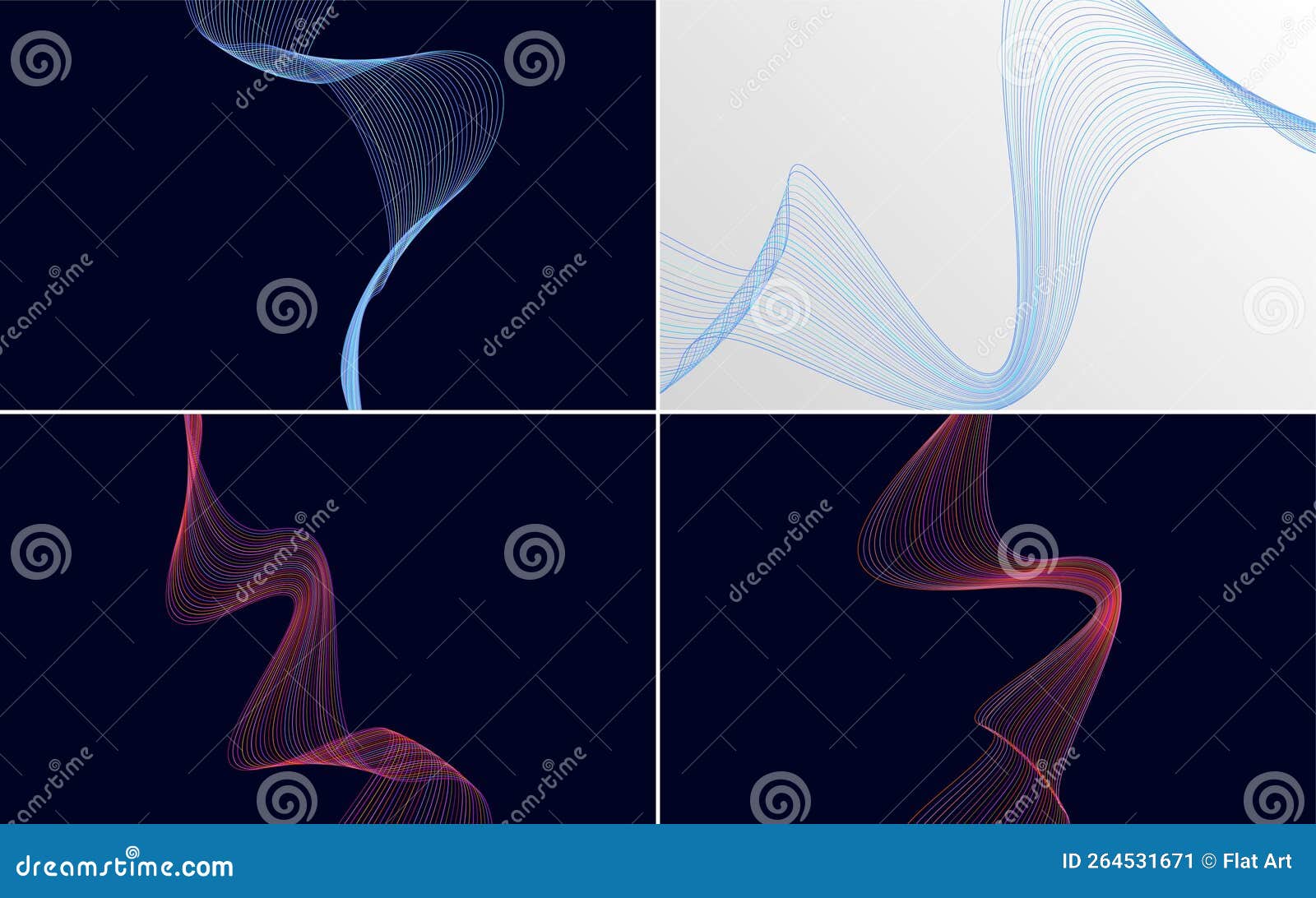 Use this Pack of Vector Backgrounds for a Bold and Vibrant Design Stock ...