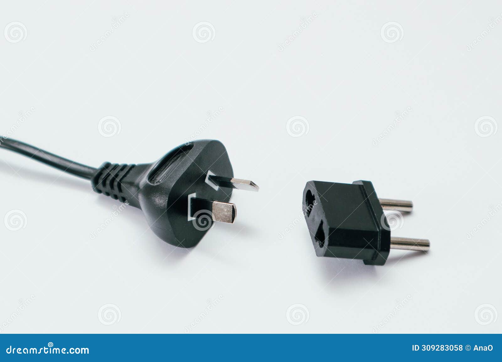 Use Plug Adapter, Travel Adapters. Different Type Power Socket ...