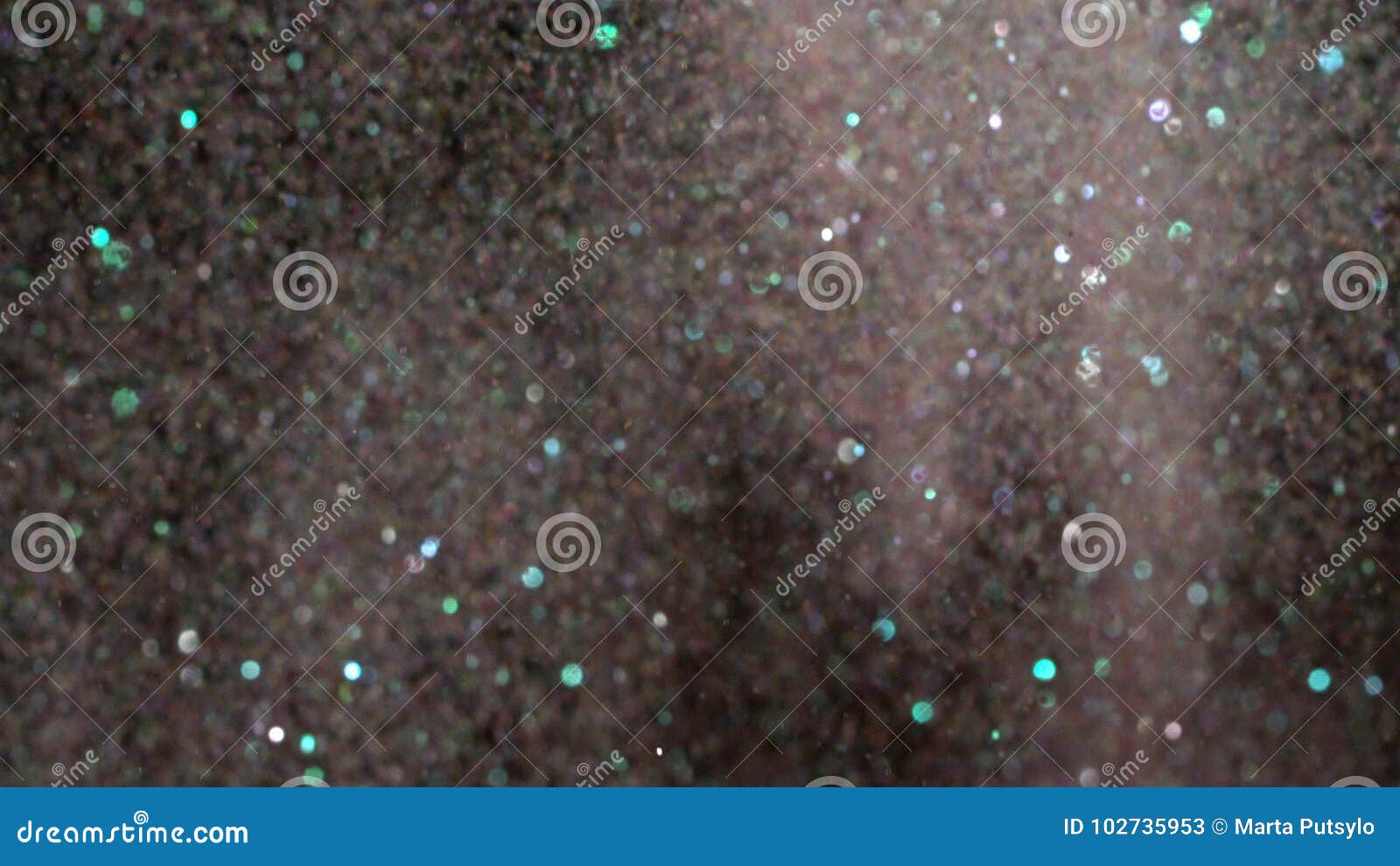 Realistic Glitter Exploding on Black Background. Stock Image - Image of ...