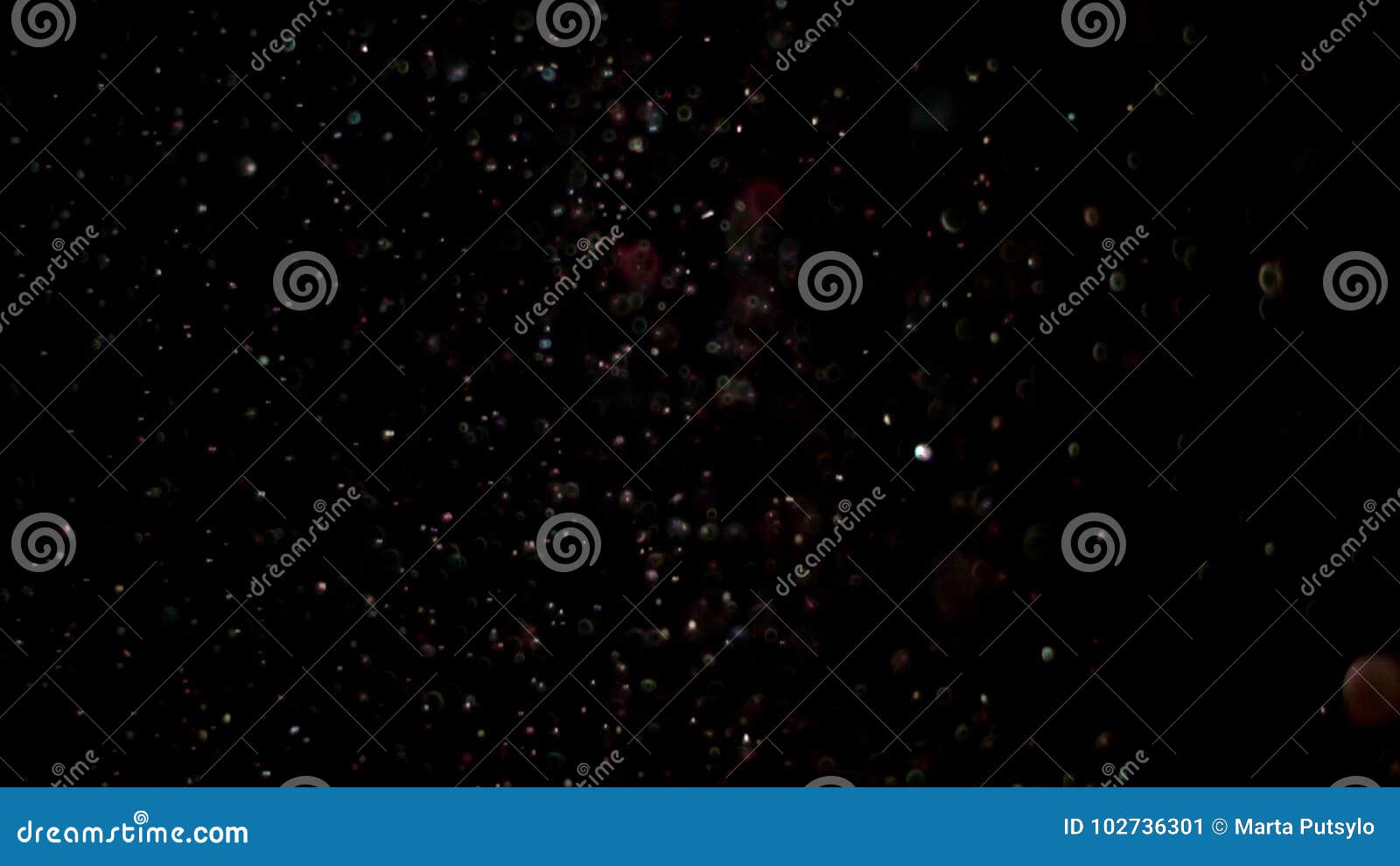 Realistic Glitter Exploding On Black Background. Stock Photo ...