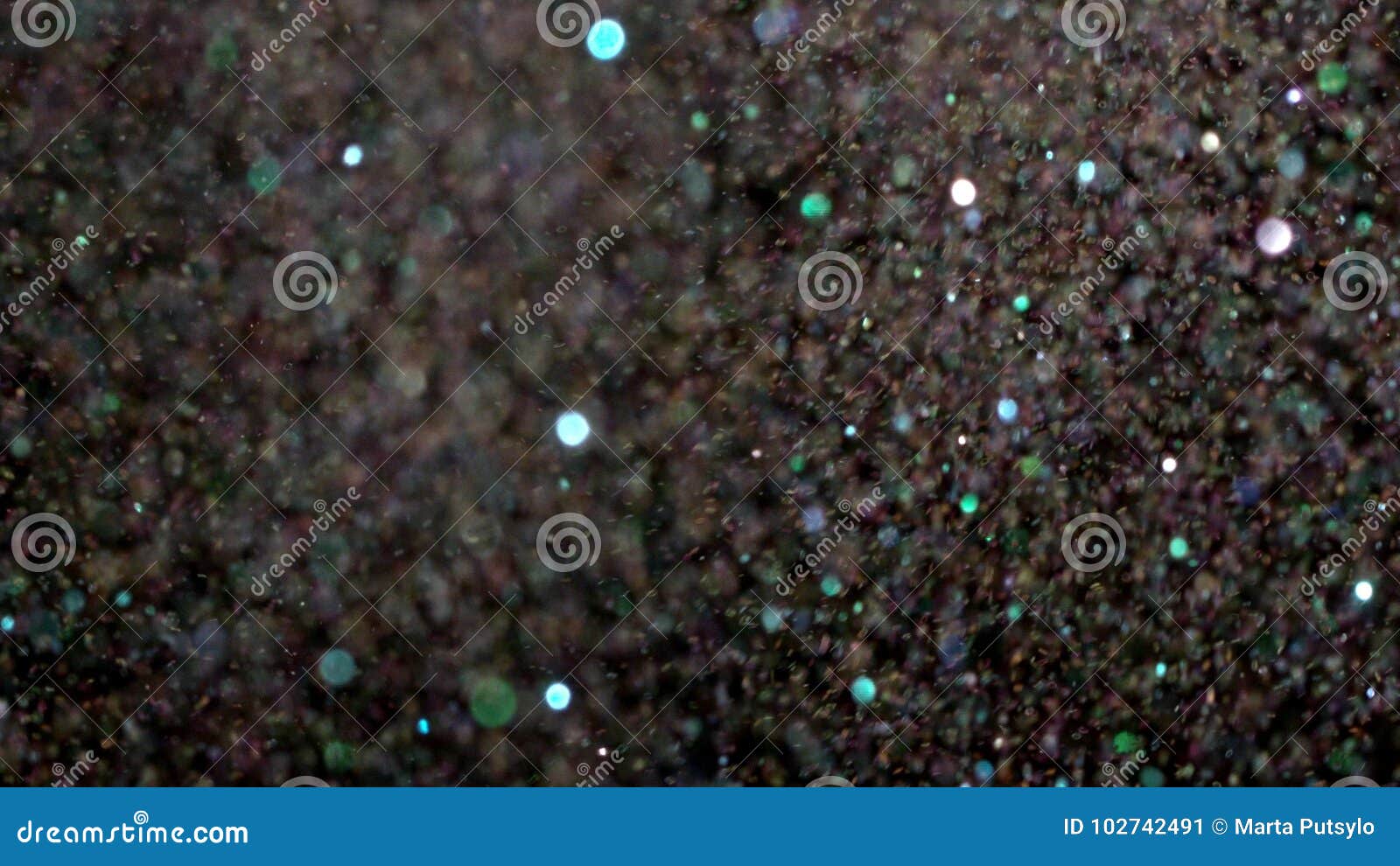 Realistic Glitter Exploding On Black Background. Royalty-Free Stock ...