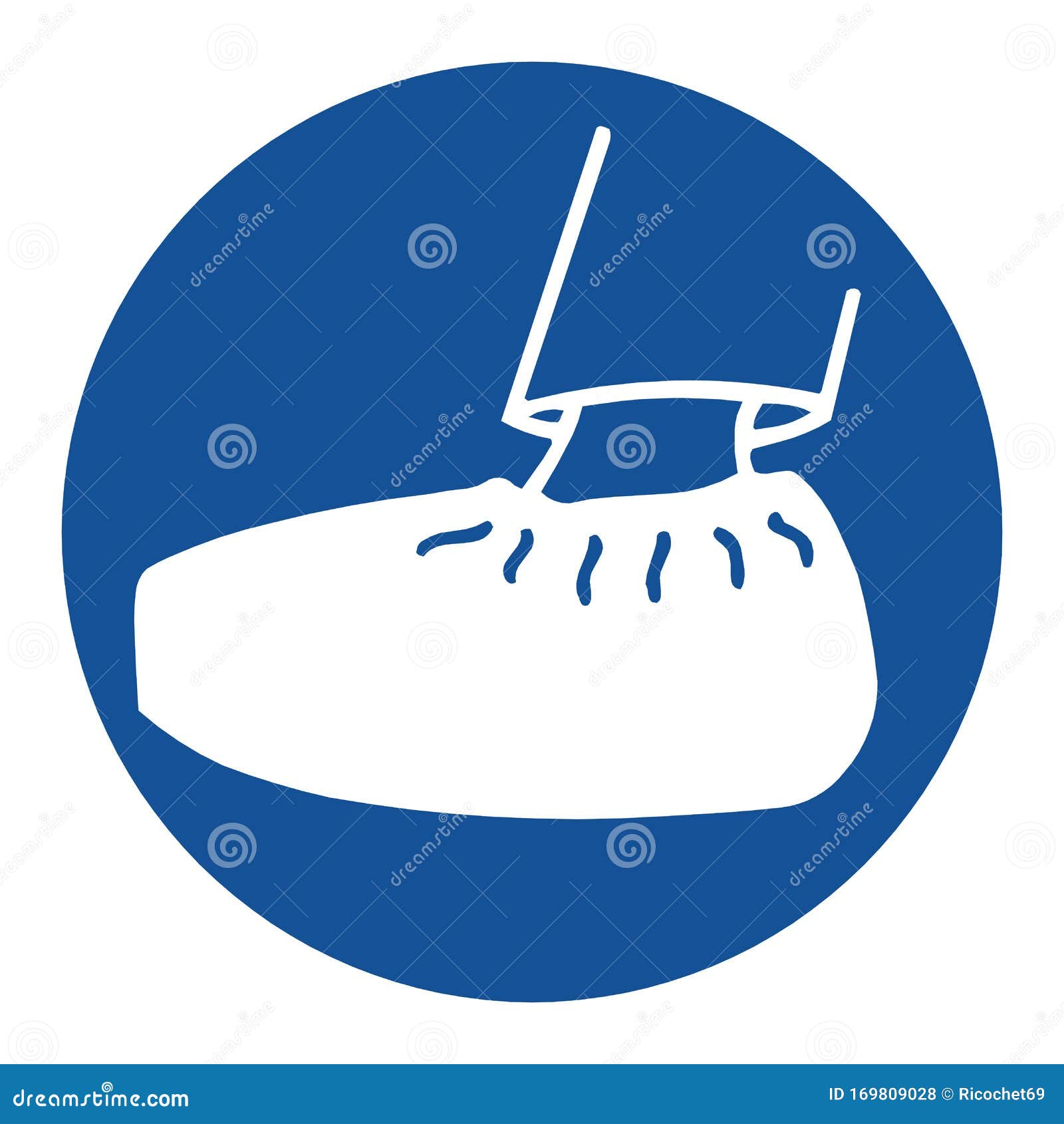 Use shoe covers sign stock illustration. Illustration of industry ...