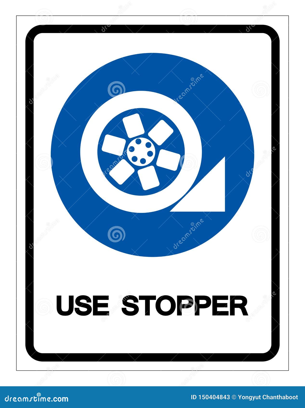 Use Stopper Symbol Sign, Vector Illustration, Isolate on White ...