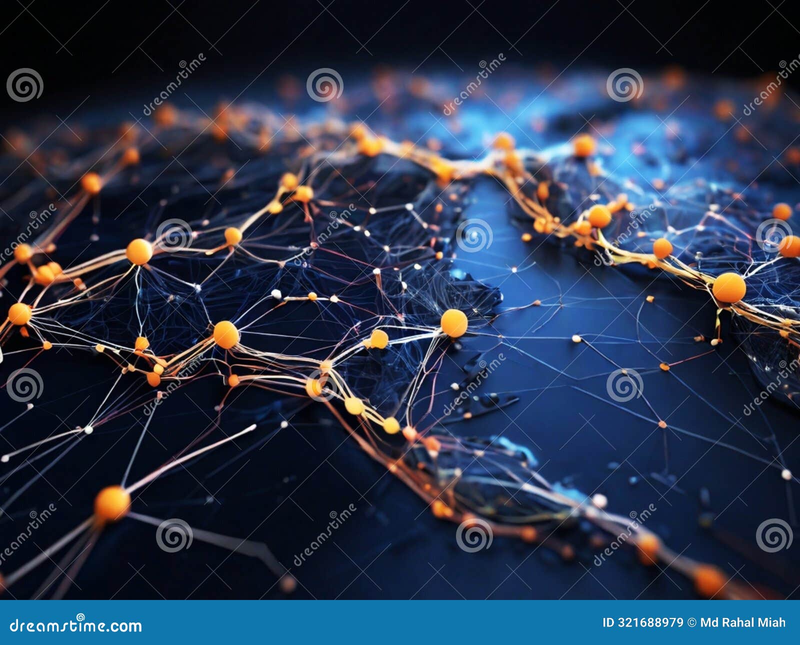 Use Visuals of Interconnected Devices Global Network Stock Illustration ...
