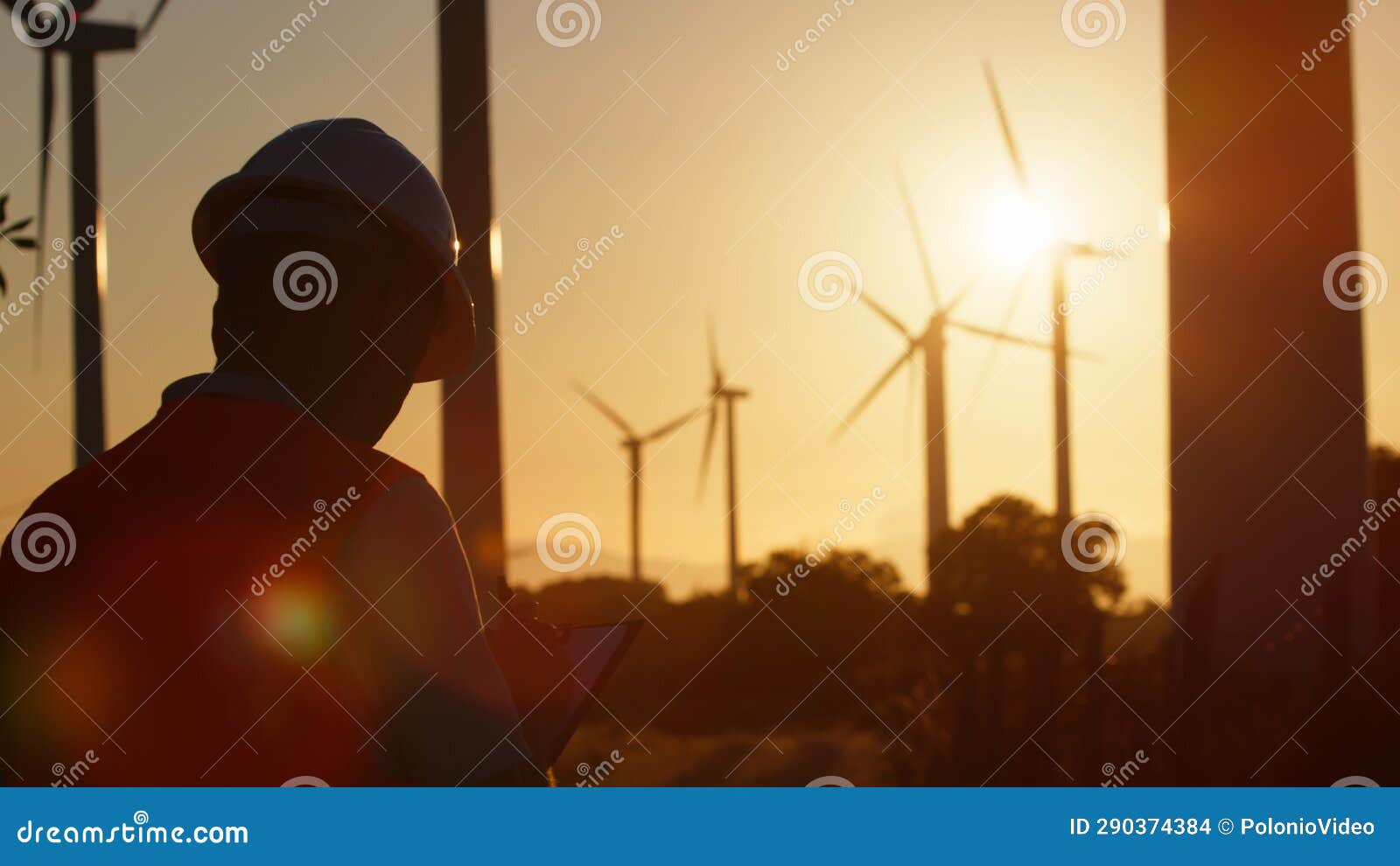 Optimize the Production of Energy from the Wind Stock Footage - Video ...