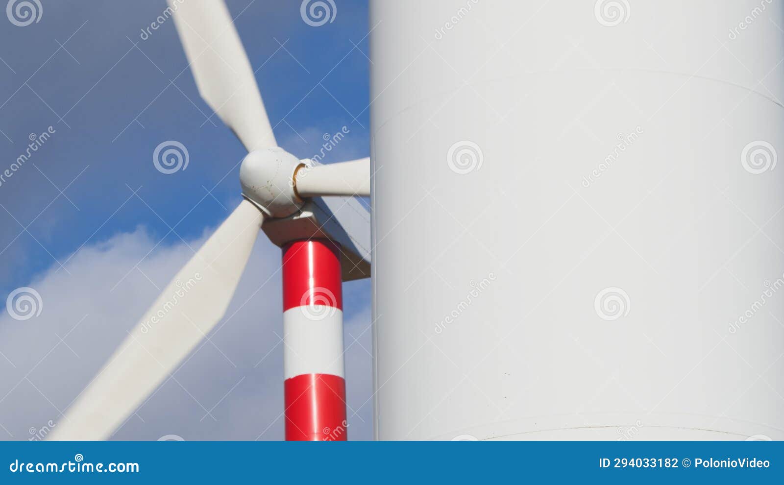 Wind Turbine while it is Rotating Stock Photo - Image of rotating ...