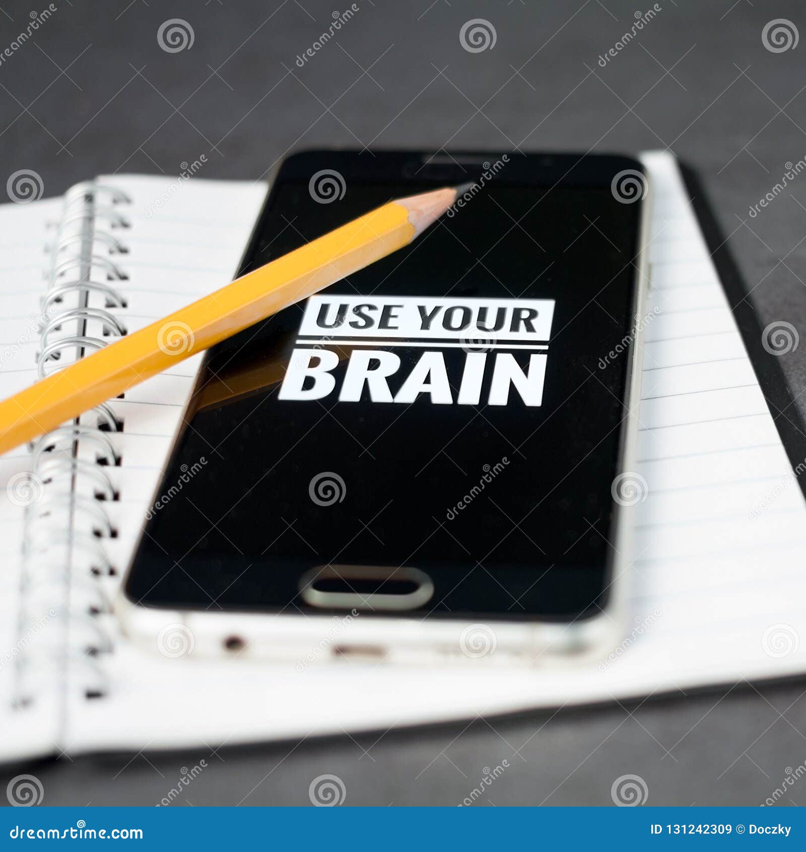 Use your brain concept stock image. Image of education - 131242309