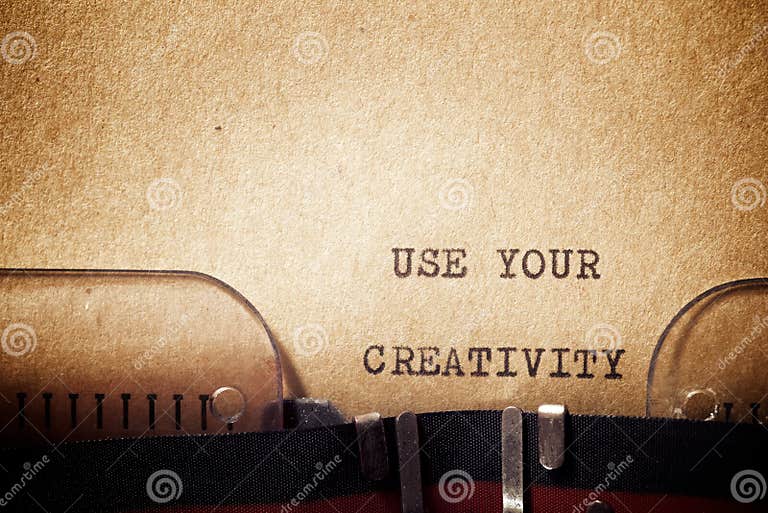 Use your creativity phrase stock photo. Image of creativity - 201761420