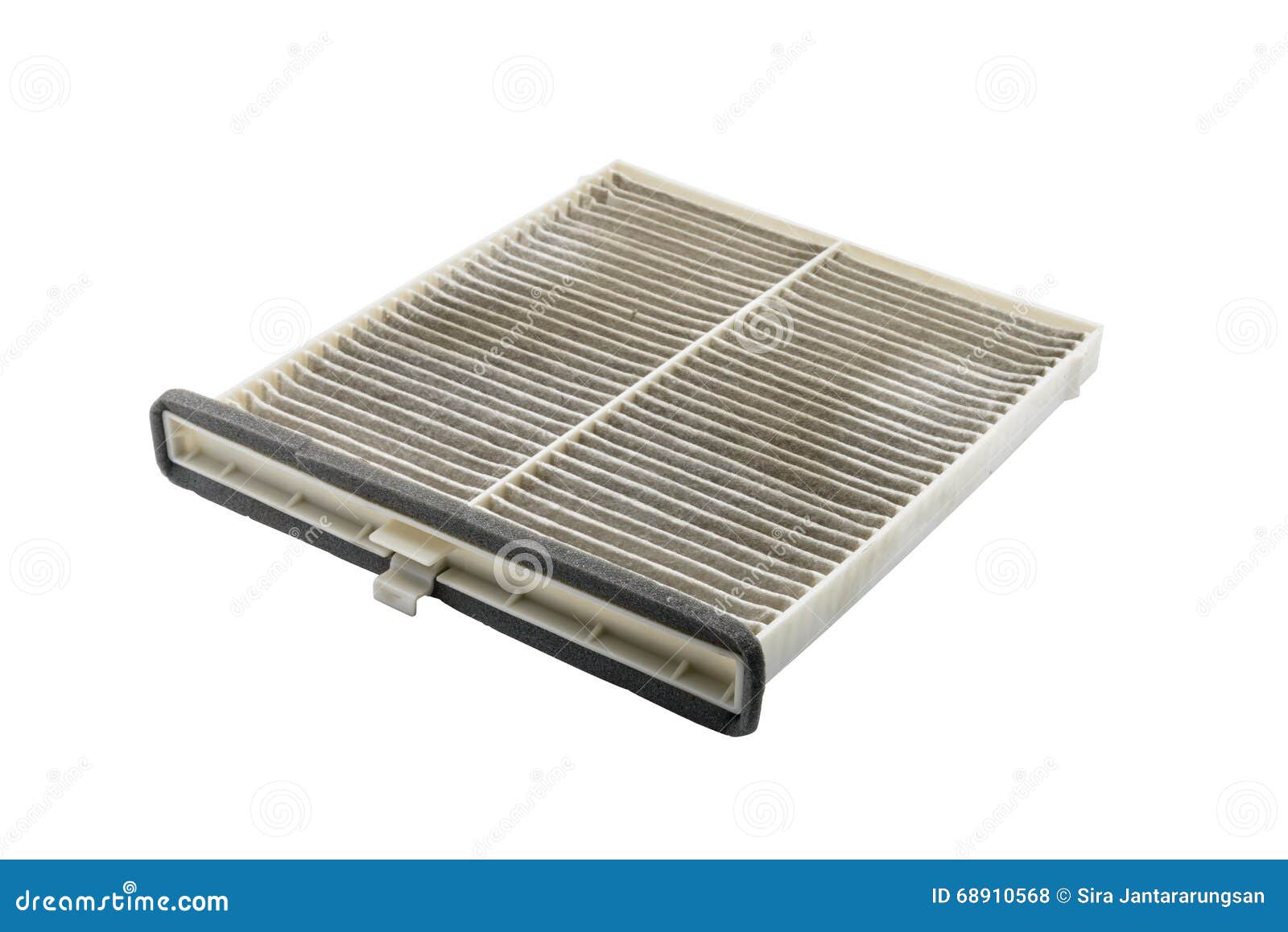 Used Air Filter for Car, Auto Spare Part, Isolated on White Stock Photo ...