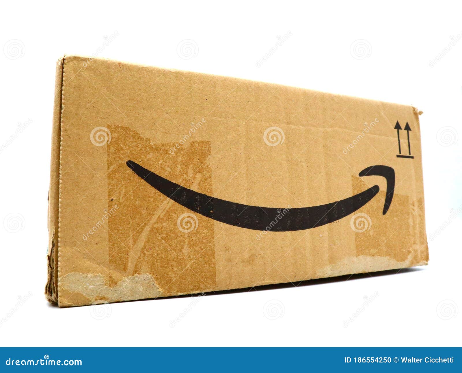 AMAZON Shipping Package Parcel Cardboard Box Editorial Image - Image of ...