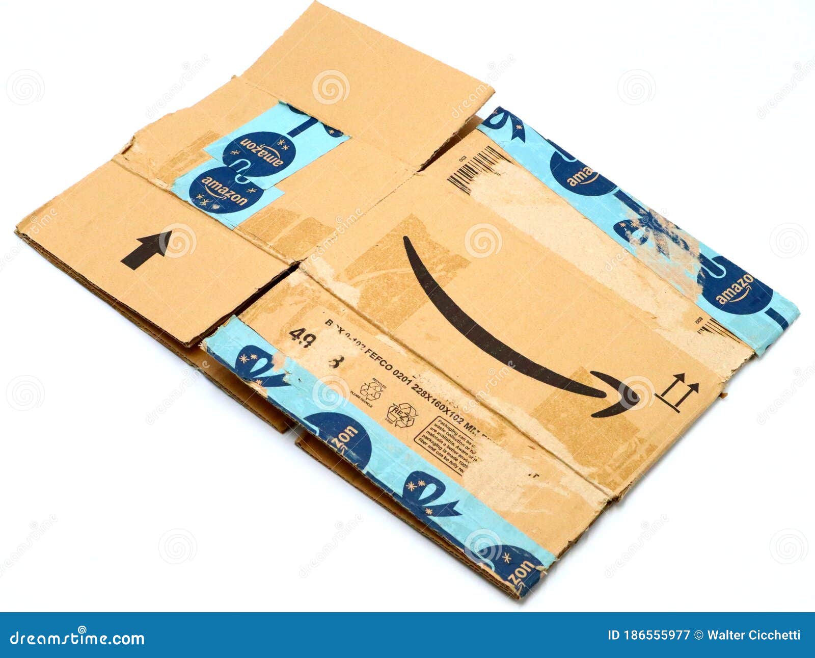 AMAZON Shipping Package Parcel Cardboard Box Editorial Photography ...