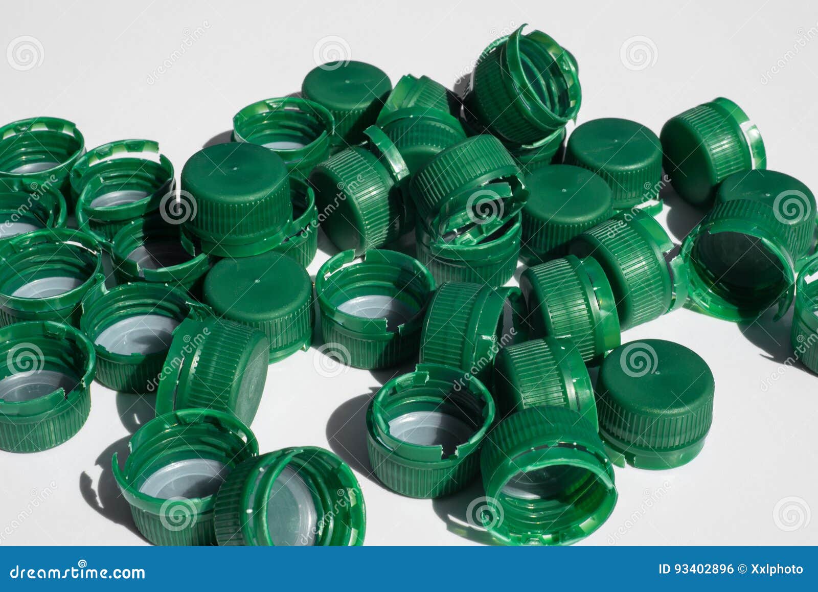 Used bottle caps stock photo. Image of reprocess, plastic - 93402896