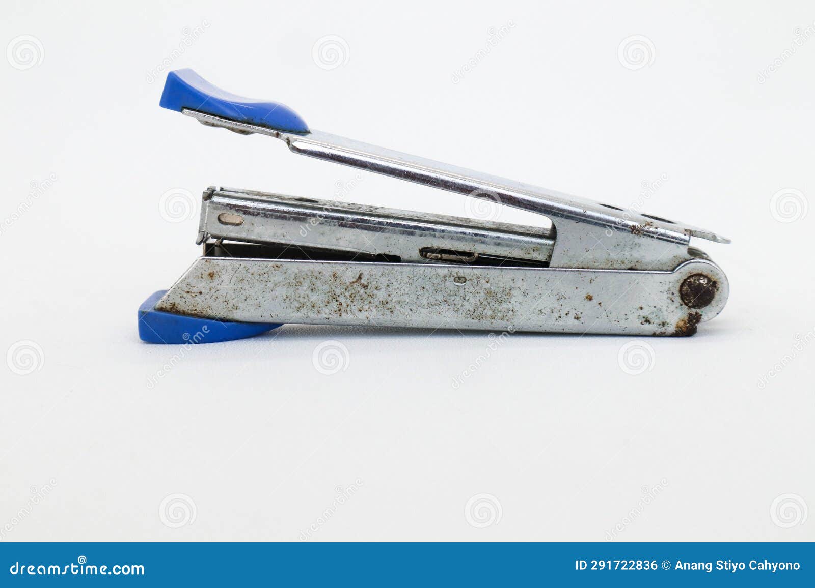 Used Broken Staples Isolated on White Stock Photo - Image of instrument ...