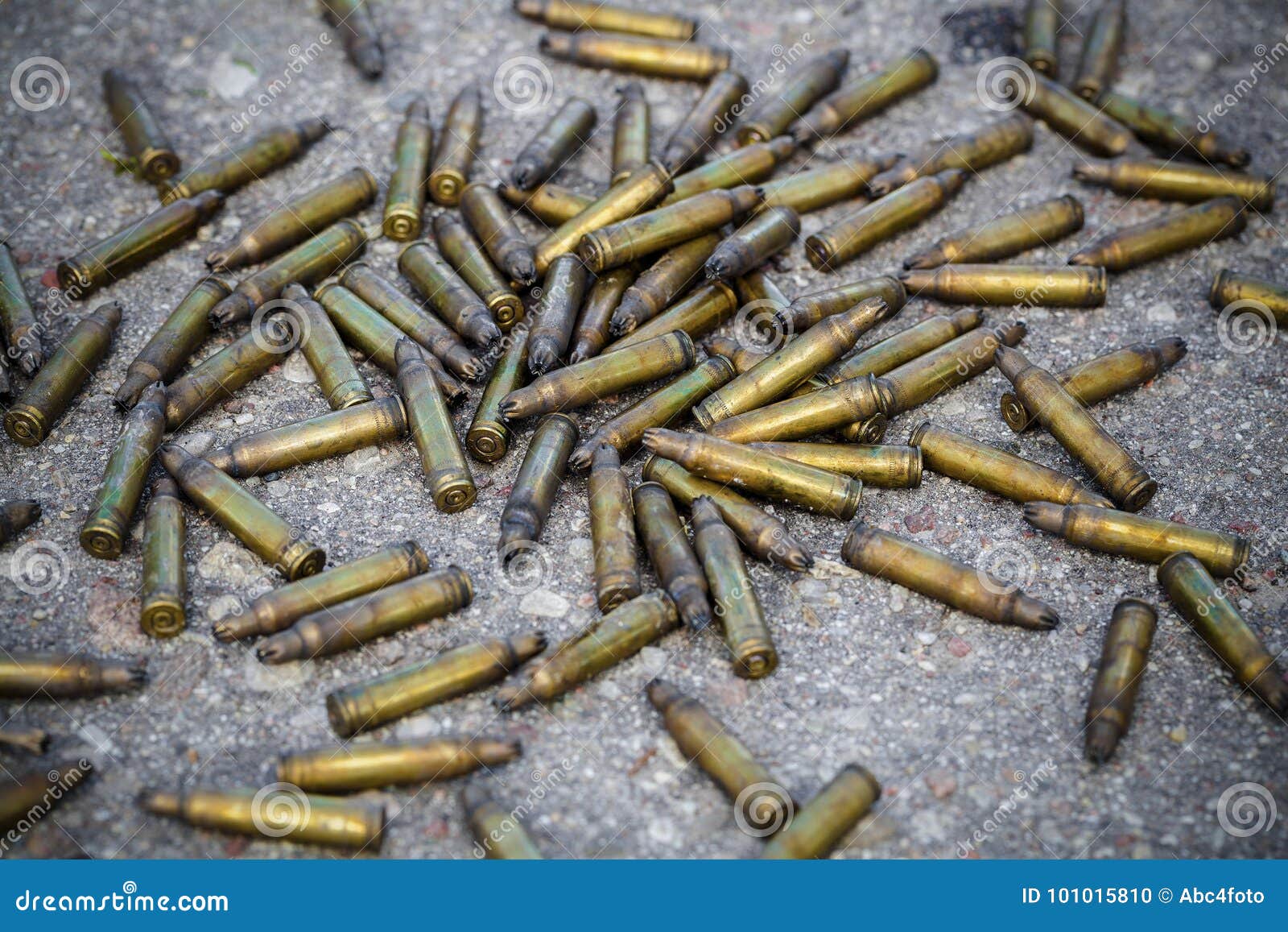 Used bullet shells stock photo. Image of empty, casing - 101015810
