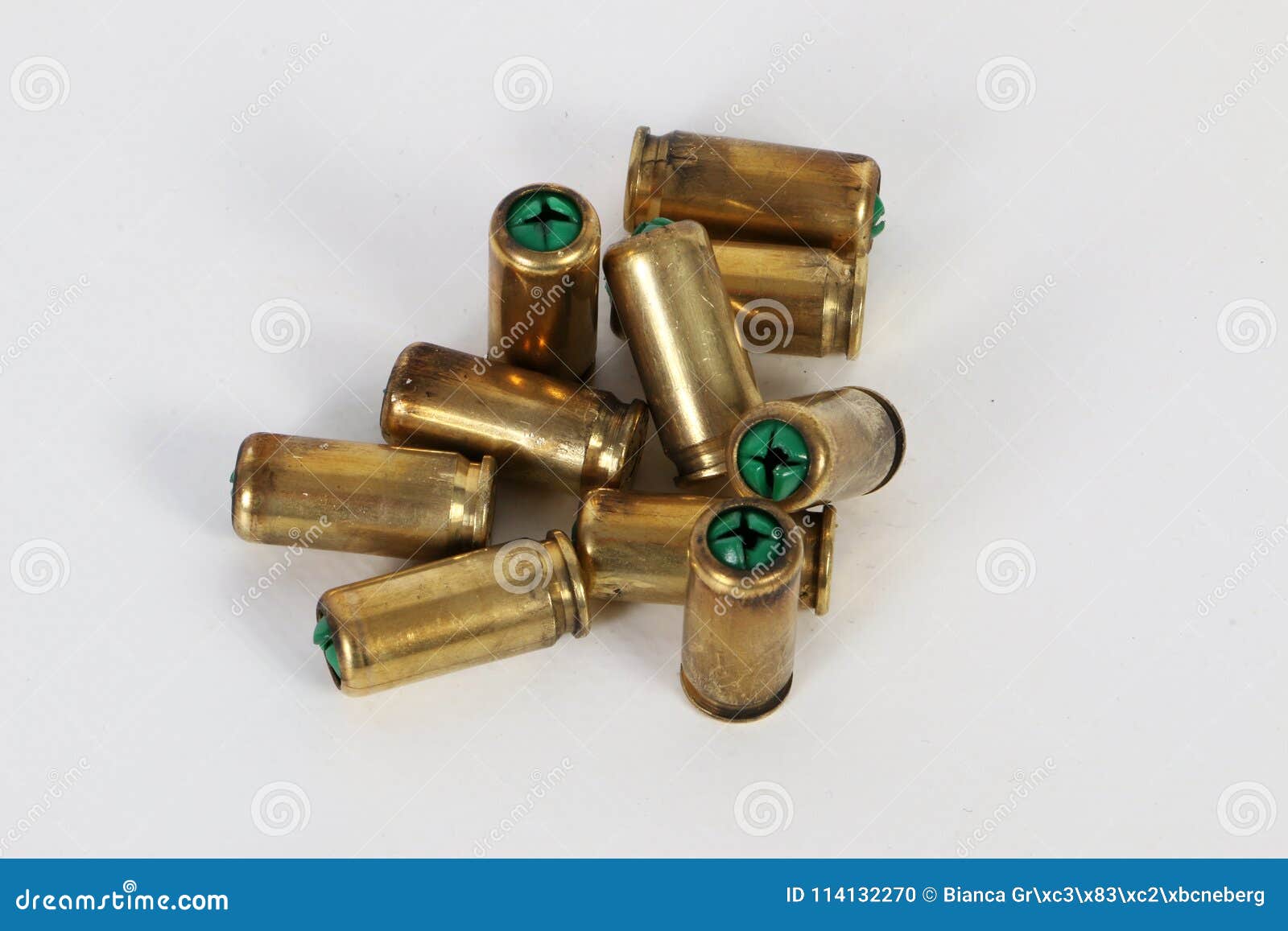 Used bullets in the studio stock photo. Image of bullet - 114132270