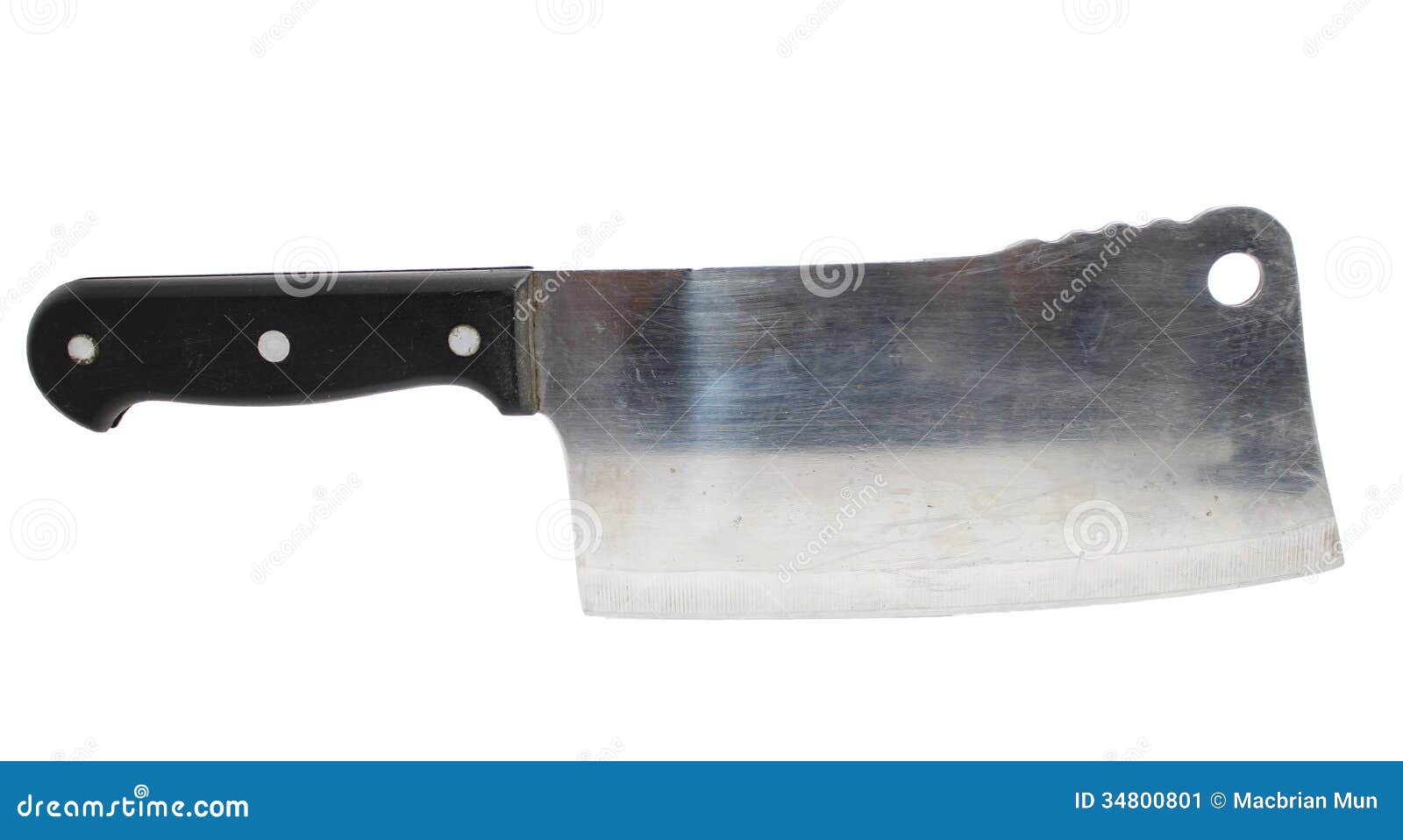 Used butcher knife stock image. Image of objects, meat - 34800801