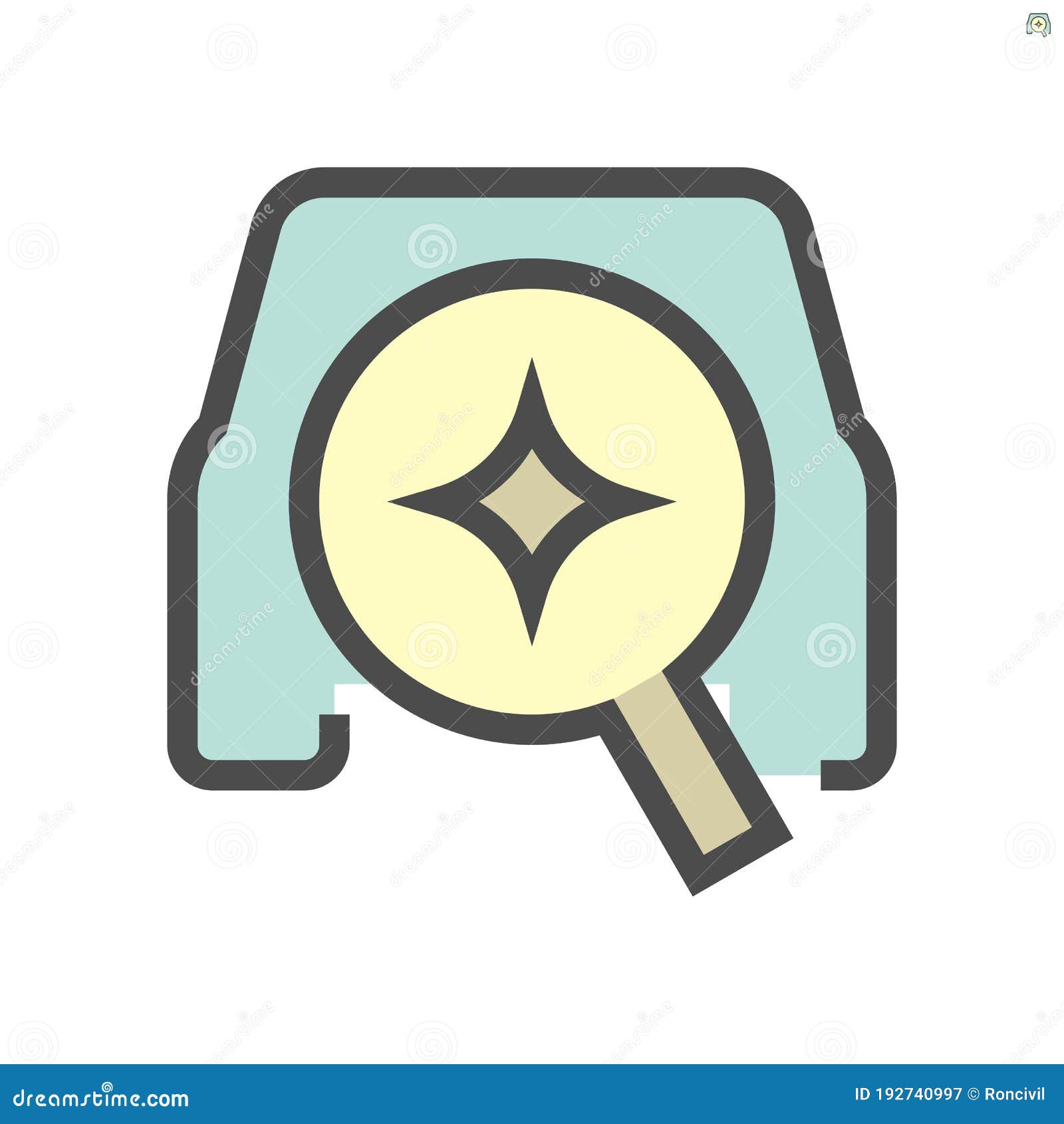 Used car selection icon stock vector. Illustration of park - 192740997