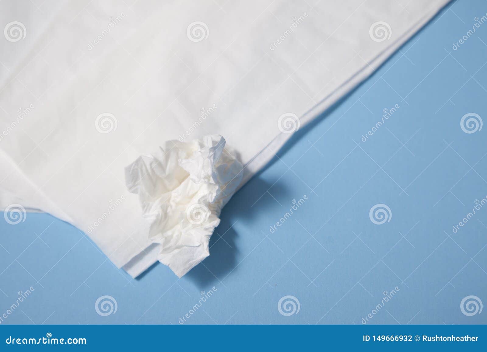 Used and clean tissues stock photo. Image of illness - 149666932