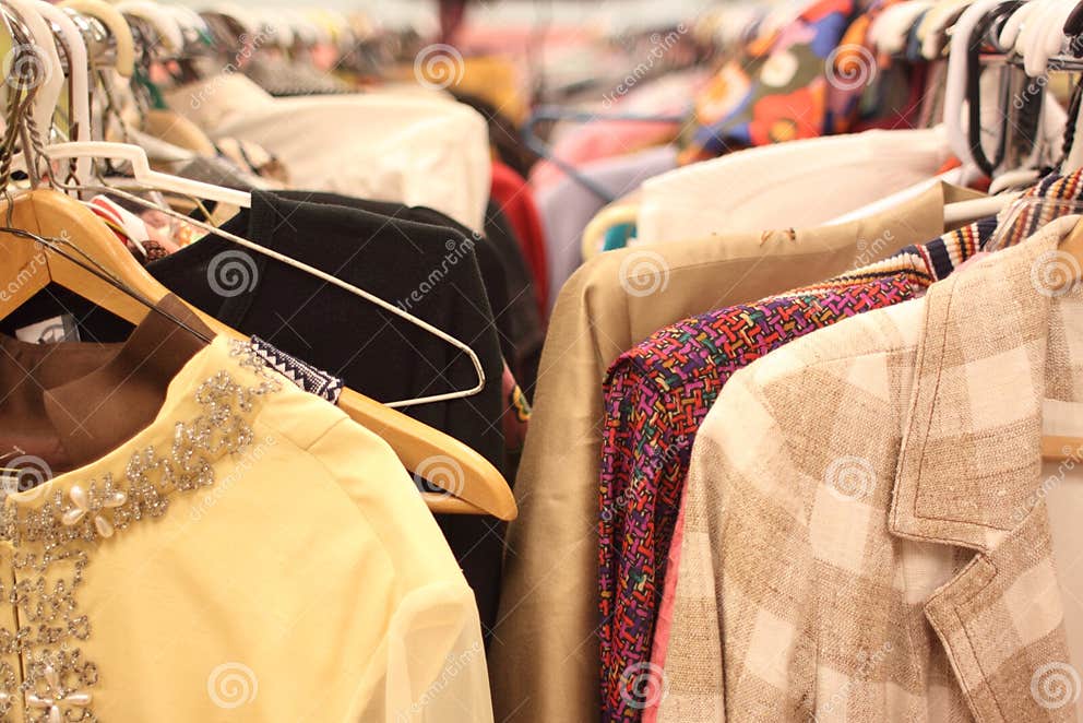 Used clothing stock photo. Image of store, retro, recycled - 21531202