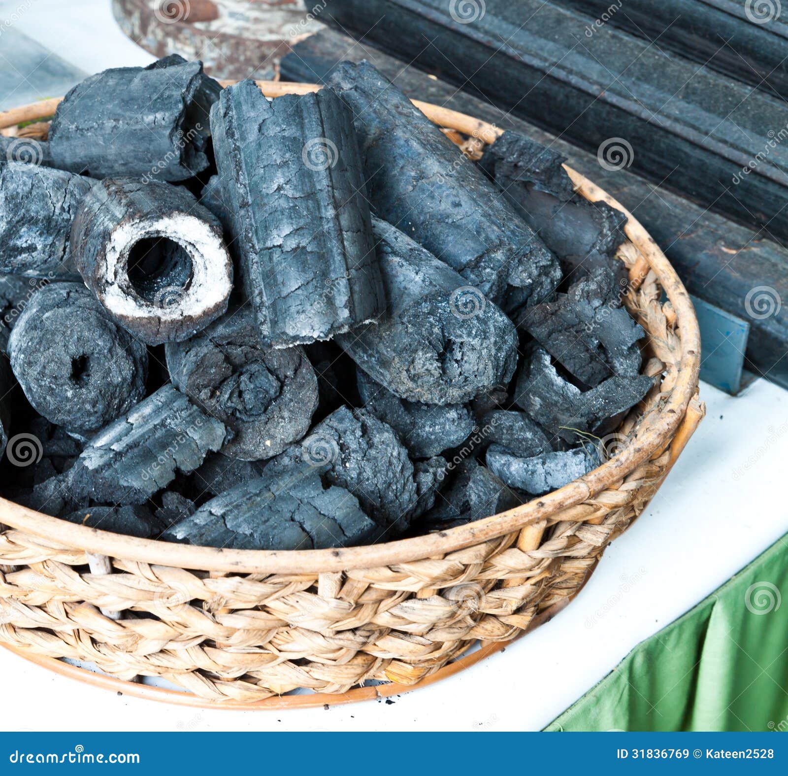 Used Coal from the Burning Fire Stock Image - Image of extraction ...